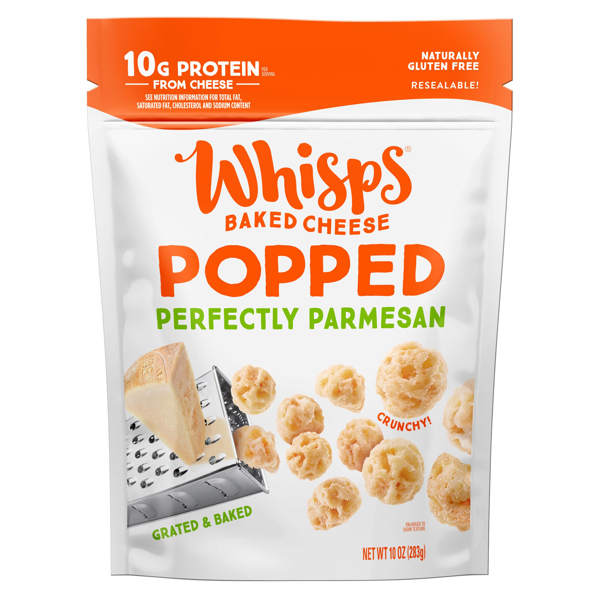 Whisps Popped Perfectly Parmesan 10 Ounce Bag (#1829018) - $9.79