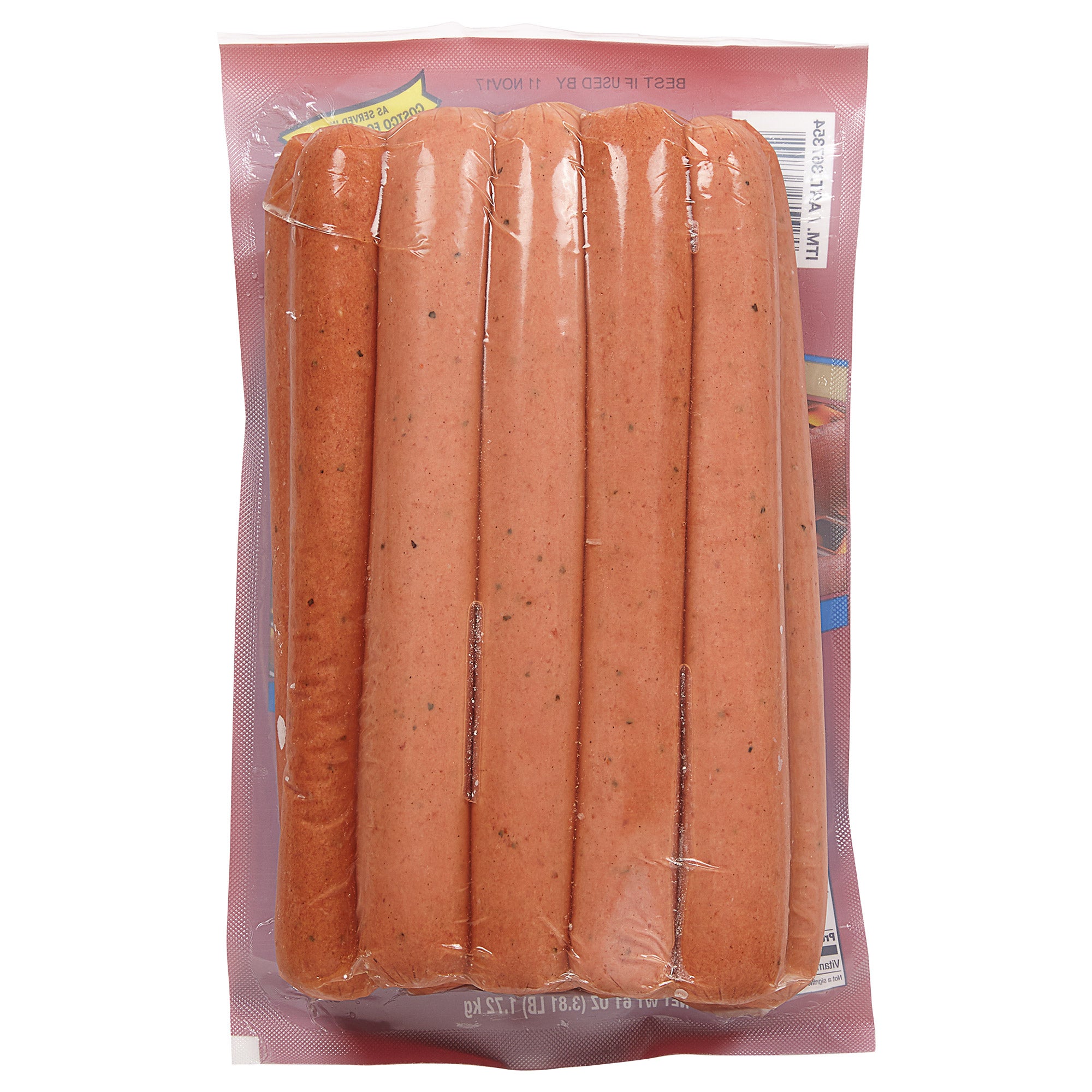 Kirkland Signature Beef Polish Sausage, 3.81 lb - $16.89 at Costco