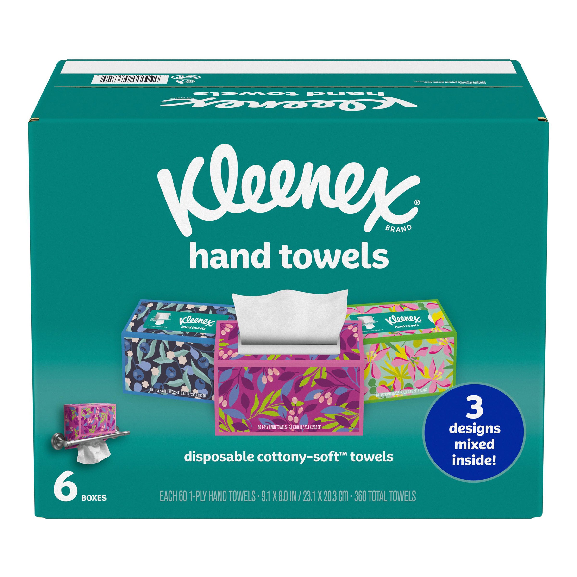 KLEENEX HAND TOWELS 6/60 COUNT BOXES - $14.79 at Costco