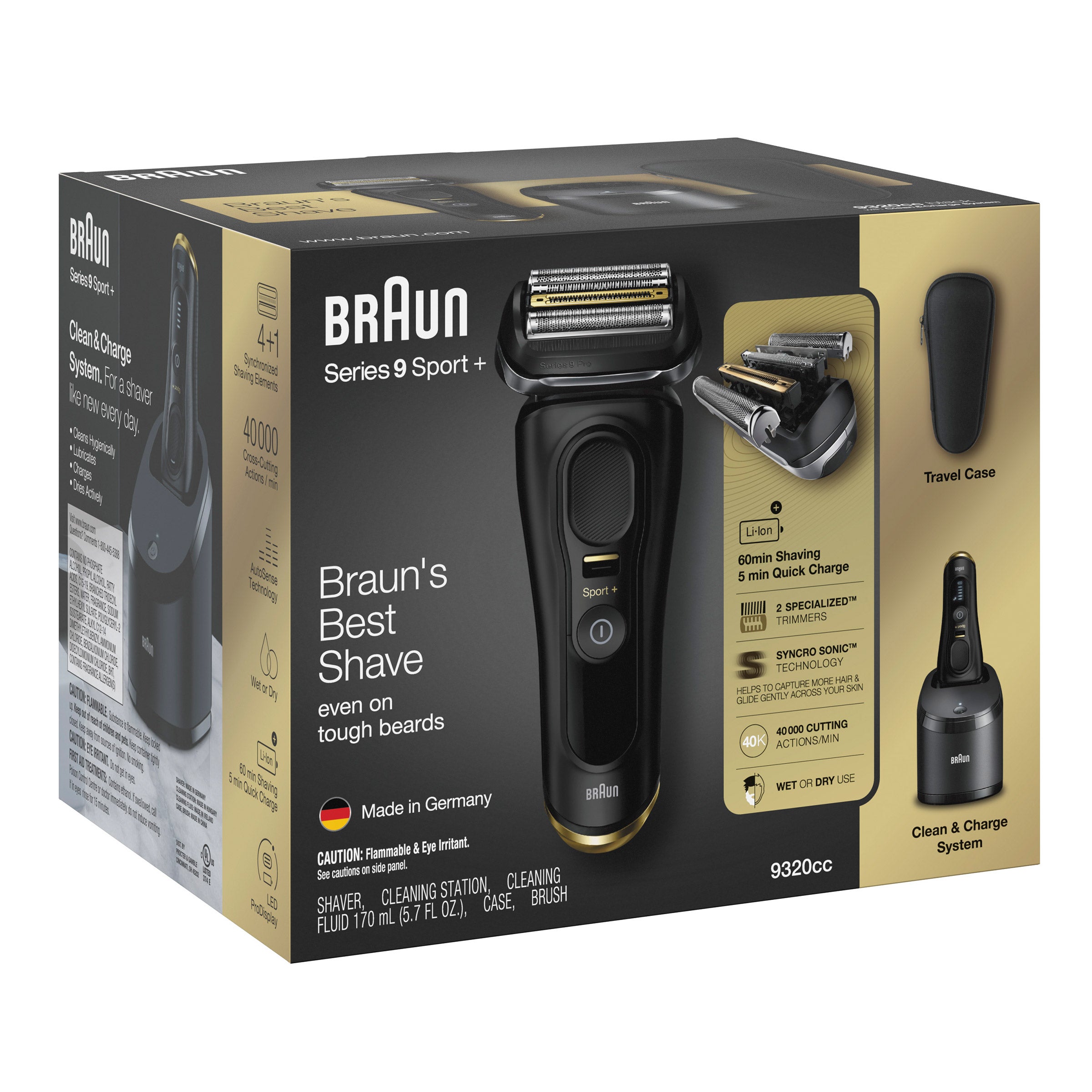 Braun Series 9 Shaver with Clean & Charge System - $69.97 at Costco