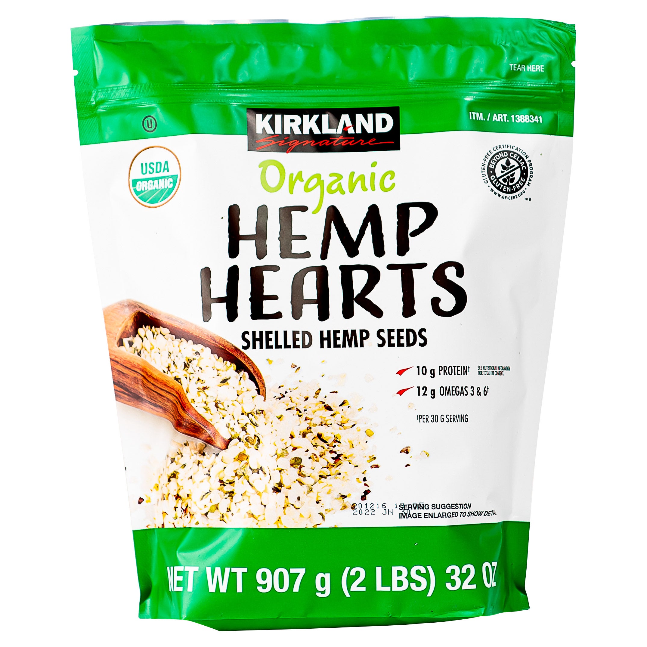 Kirkland Signature Organic Hemp Hearts, 2 Pounds - $10.99 at Costco