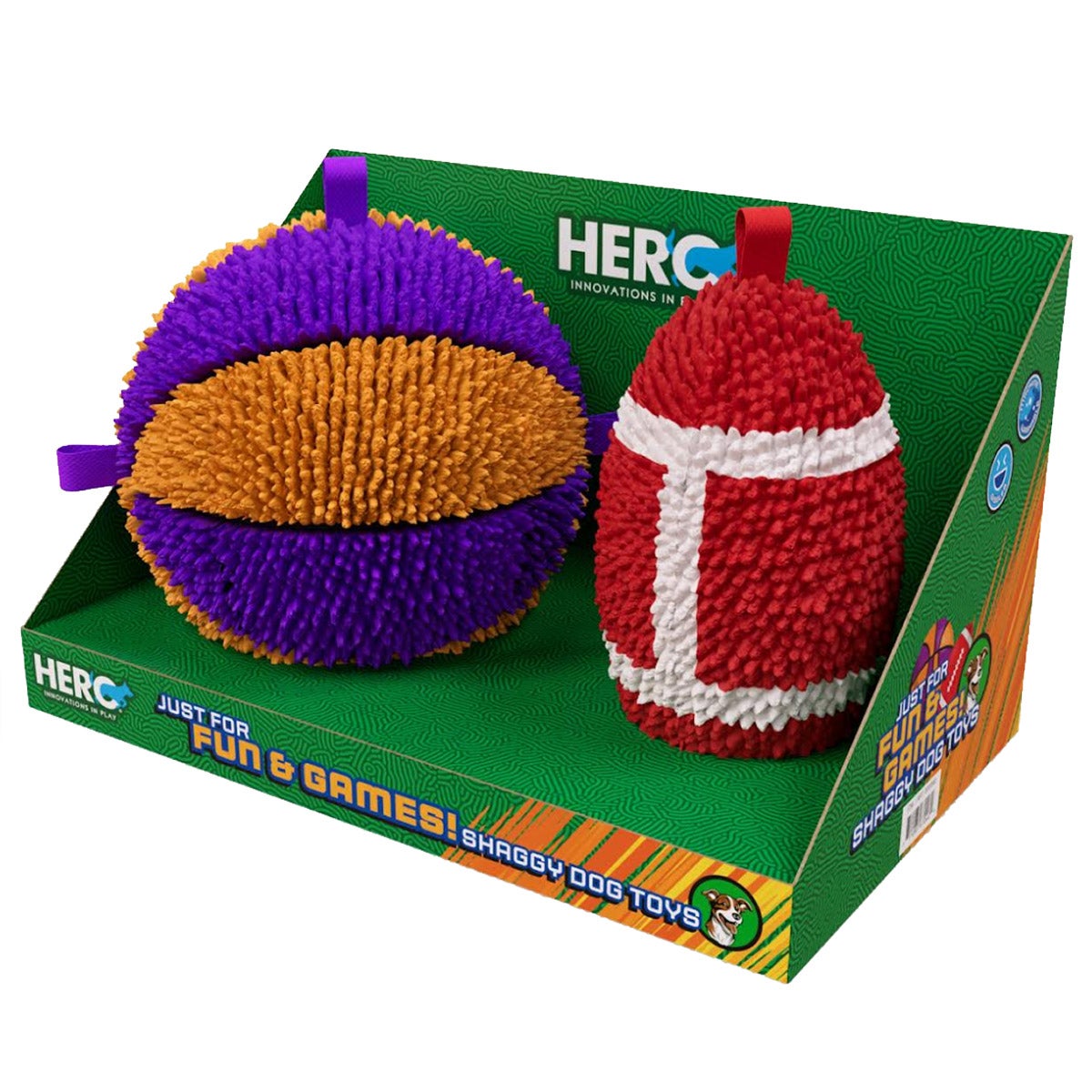 Caitec Hero Ball 2-Pack 8" Plush Dog Toys (#1931883) - $4.97 (down from ...