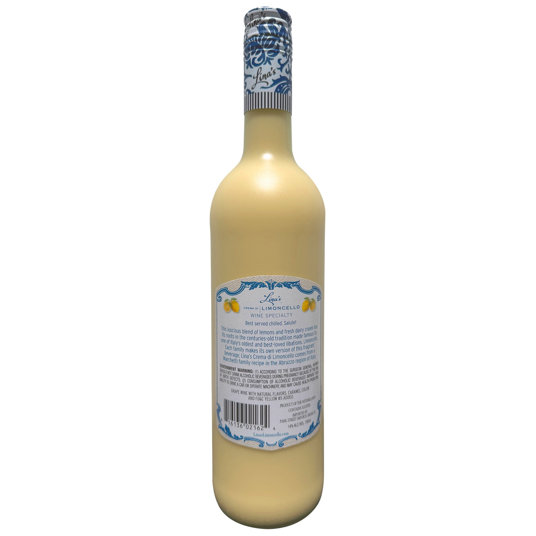 Lina's Crema di Limoncello Netherlands 750ML - $15.89 at Costco
