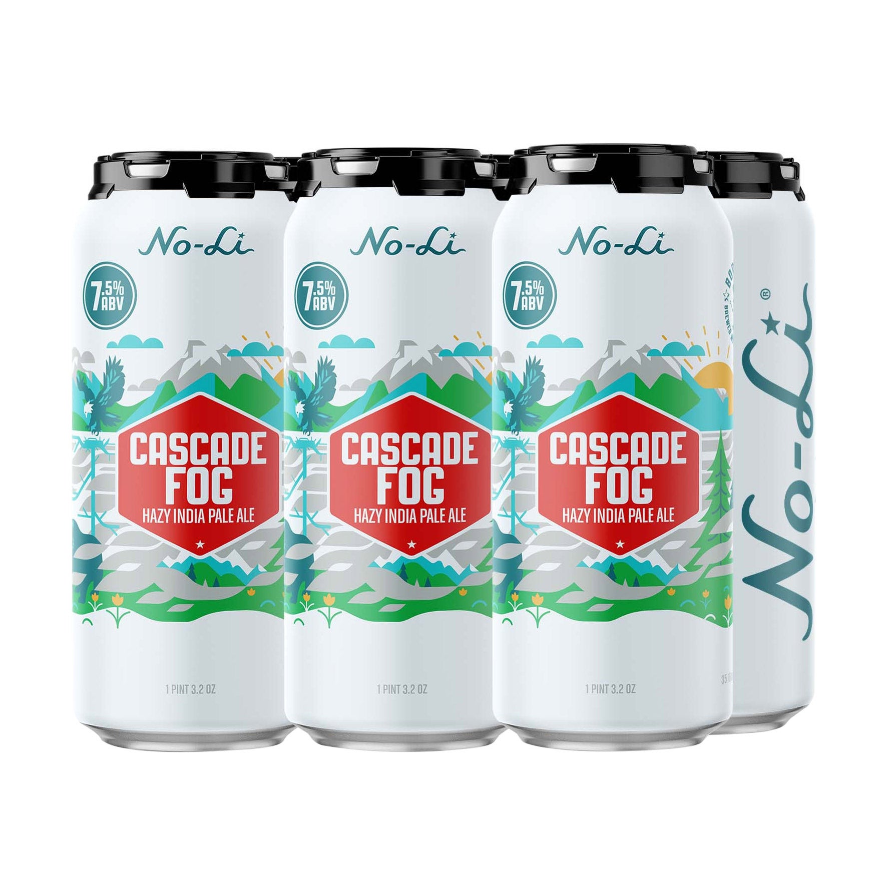 No-Li Brewhouse Cascade Fog Hazy IPA Washington 6/19.2 oz (#1704953 ...