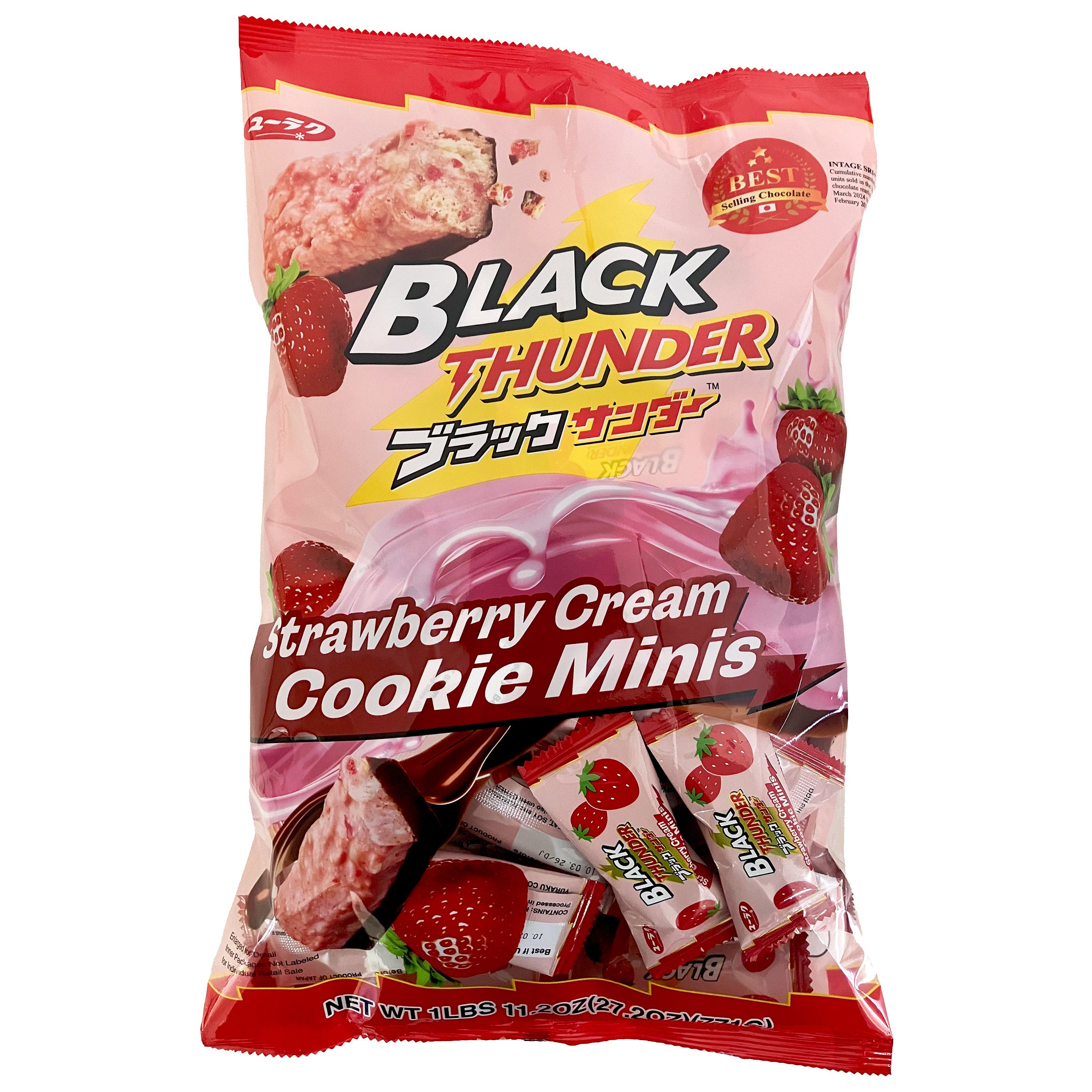 Yuraku Black Thunder Strawberry Bars 27.2 Ounce Bag (#1999742) - $4.97 ...