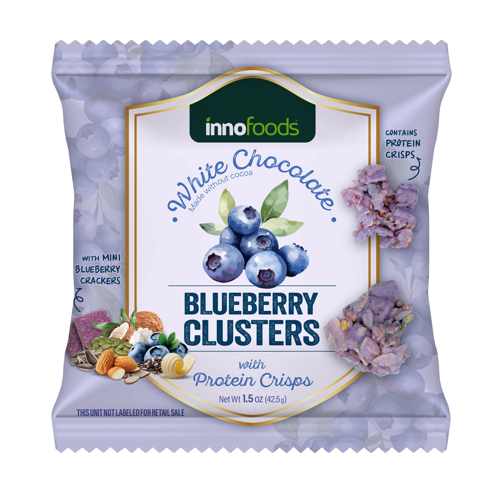 Inno Foods White Chocolate Blueberry Clusters 12/1.5 oz - $2.50 at Costco