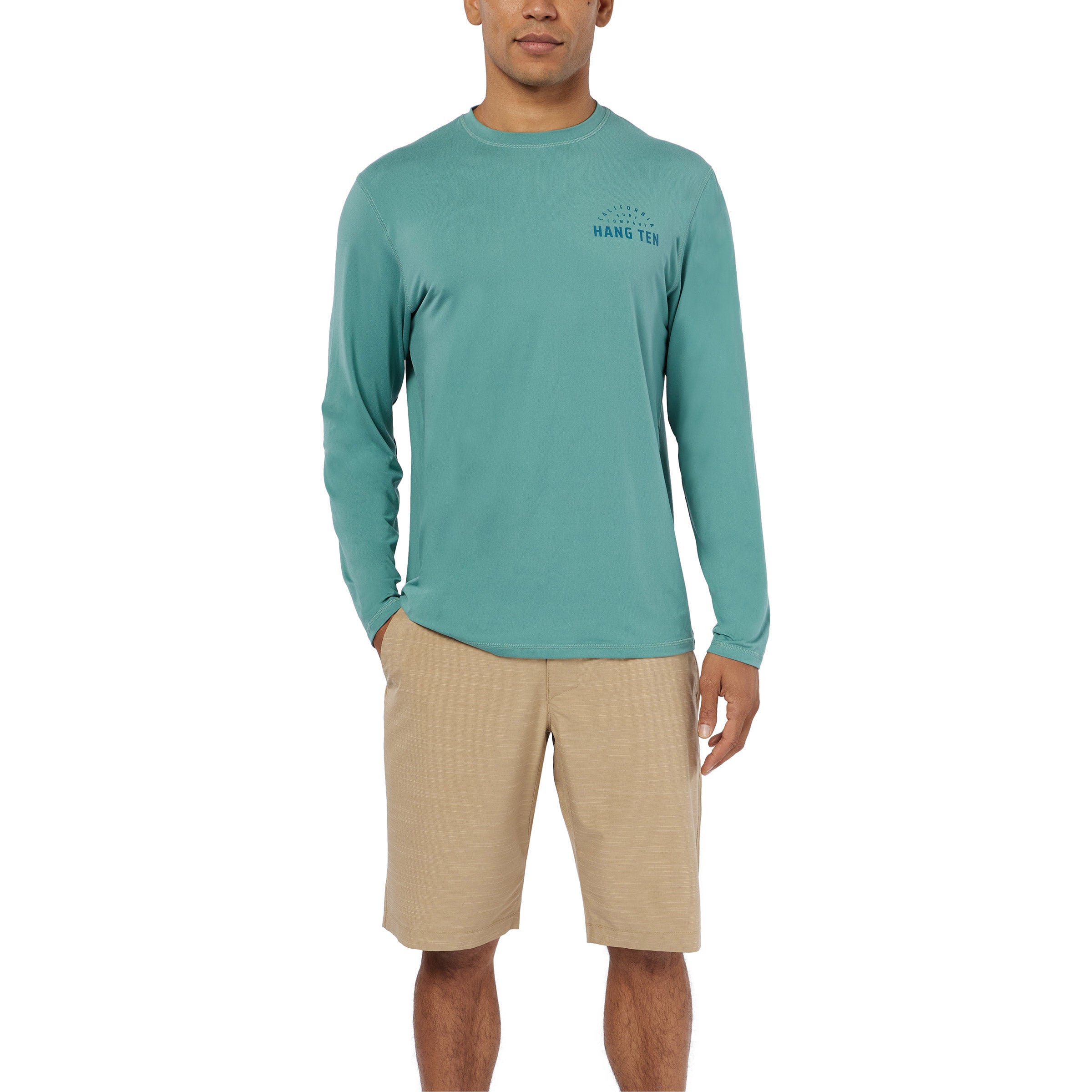 Hang Ten Men's Long-Sleeve Sun Tee (#1486990) - $9.99