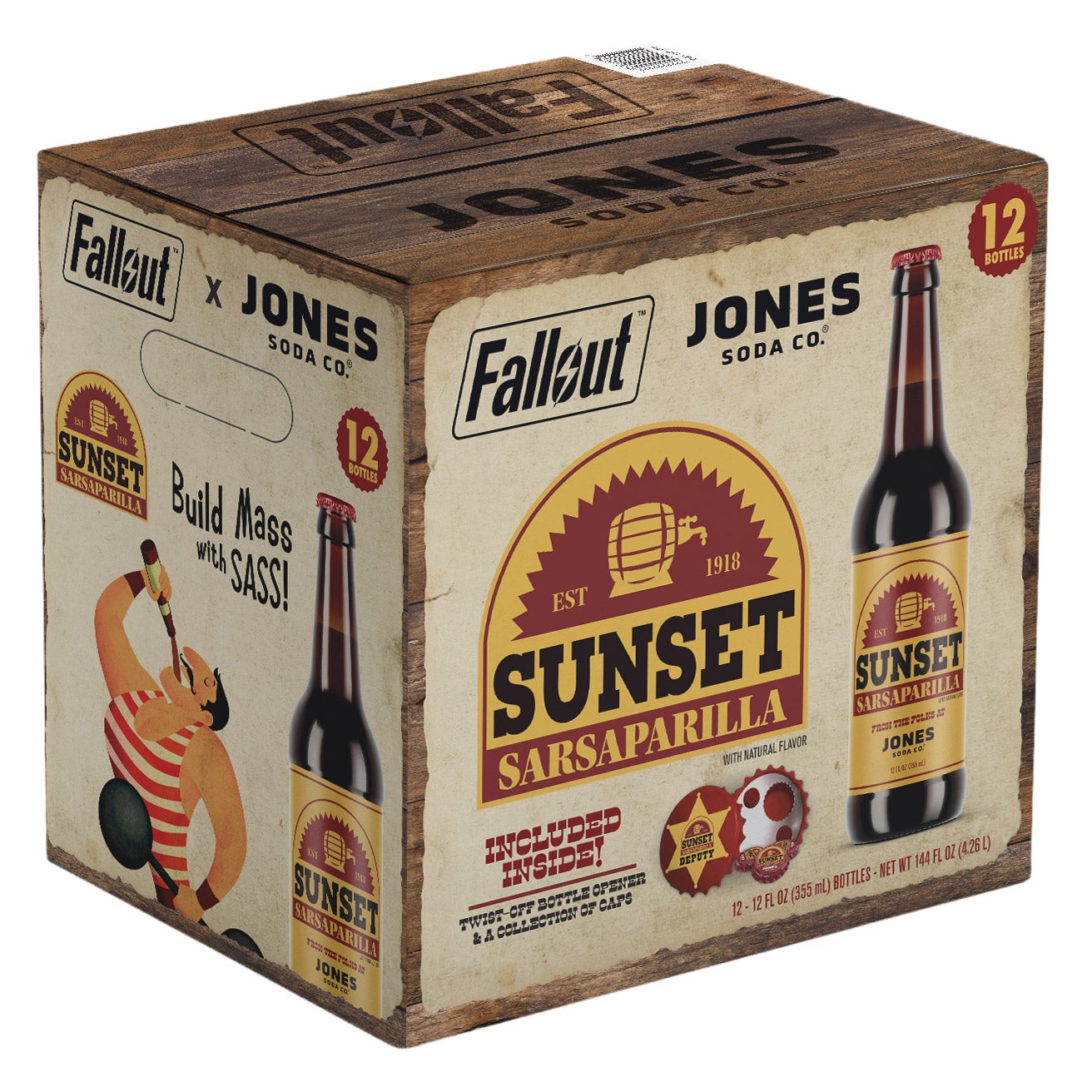 Jones Soda Fallout Sunset Sarsaparilla 12/12 oz (#2025672) - $4.97 ...