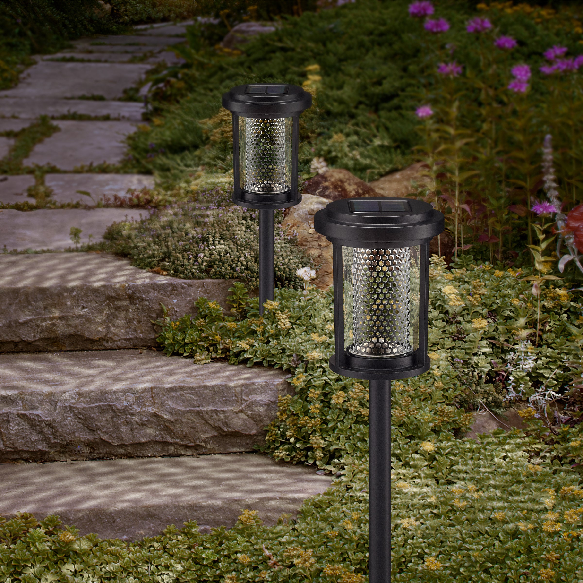 GTX Solar LED Pathway Lights, 4-Pack - $9.97 at Costco