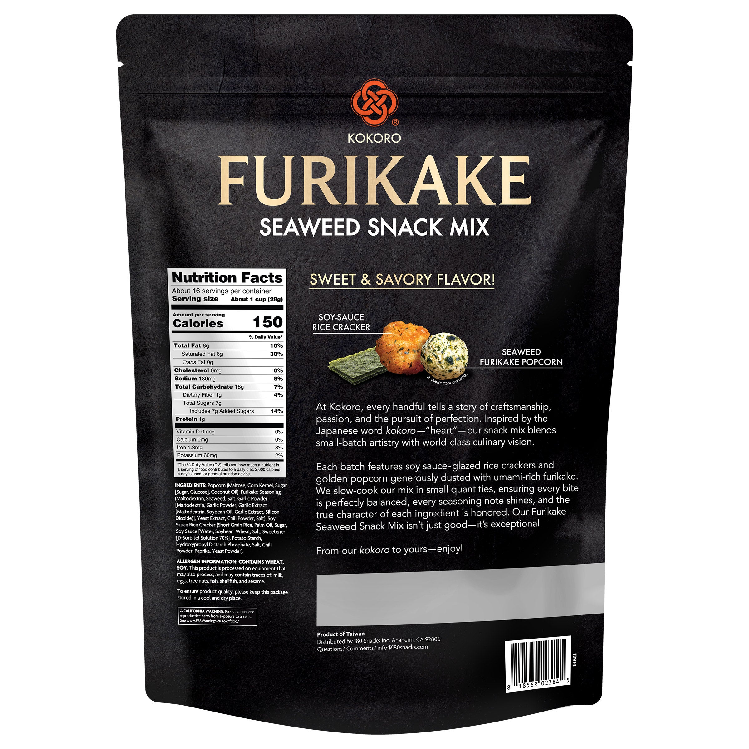 Kokoro Furikake Seaweed Snack Mix 16 Ounces - $5.97 at Costco