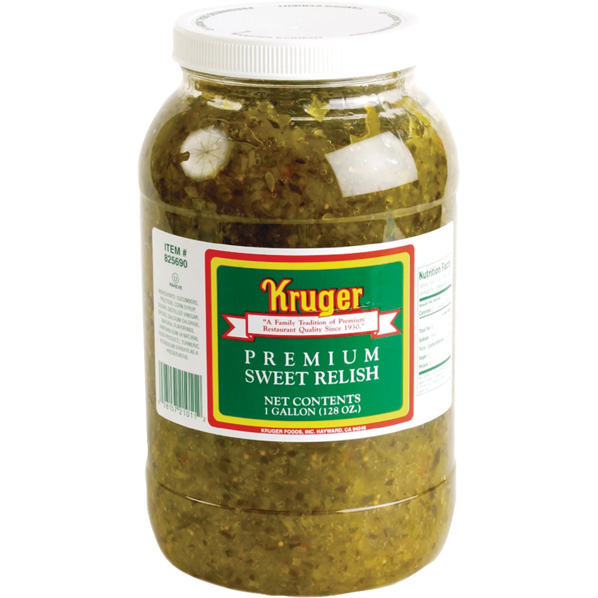 Kruger Foods Sweet Relish, 1 Gallon (#825690) - $11.99