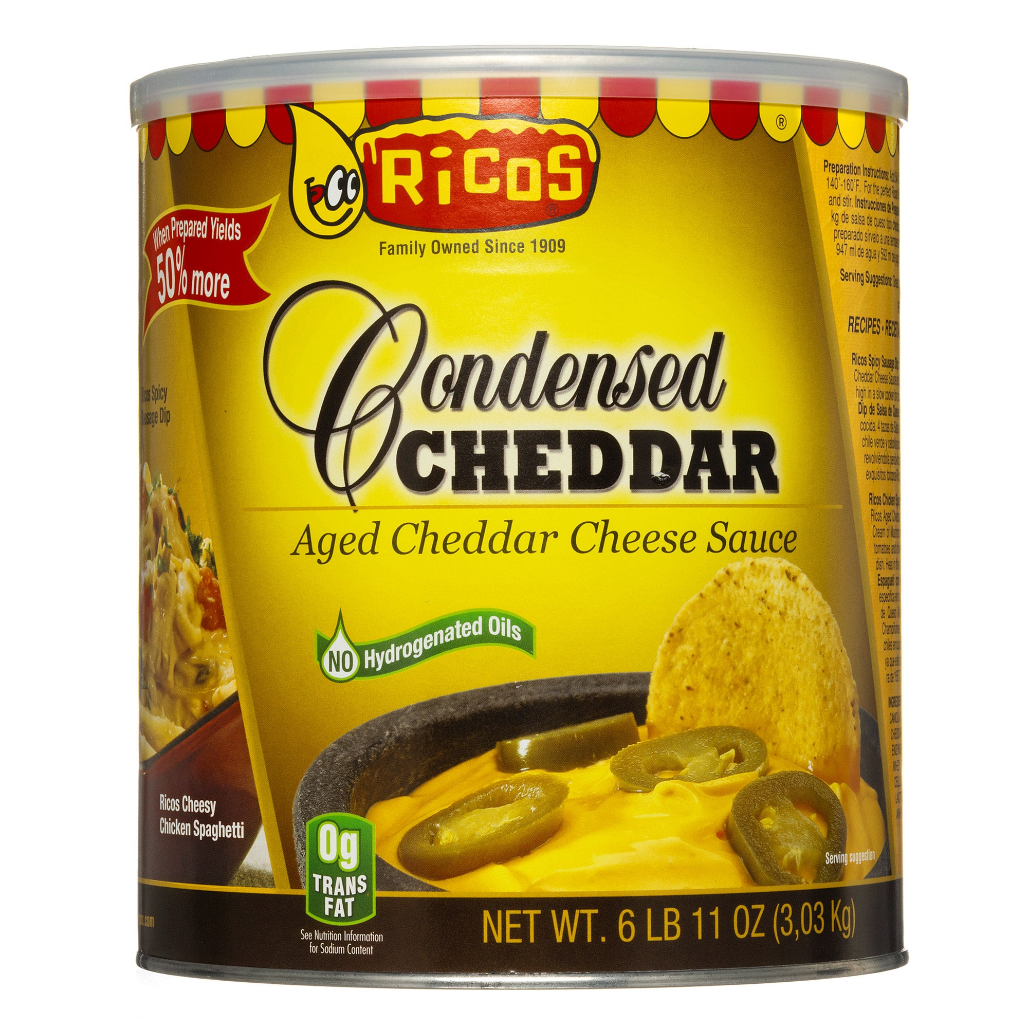 Rico's Aged Cheddar Cheese Sauce 107 oz (#44312) - $9.49 (down from $9.89)