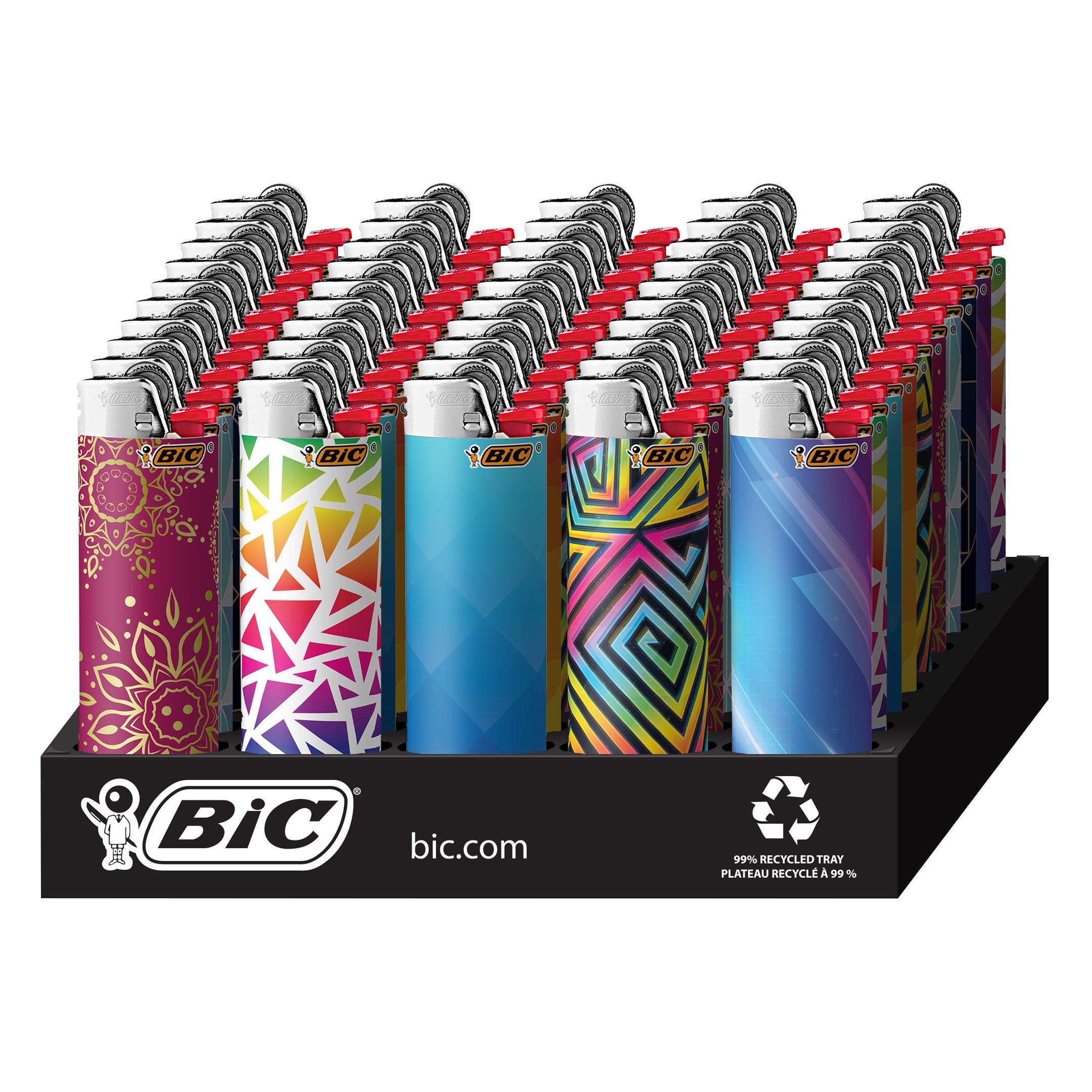 BIC Lighters Geometrics 50 CT Tray (#1868240) - $57.99