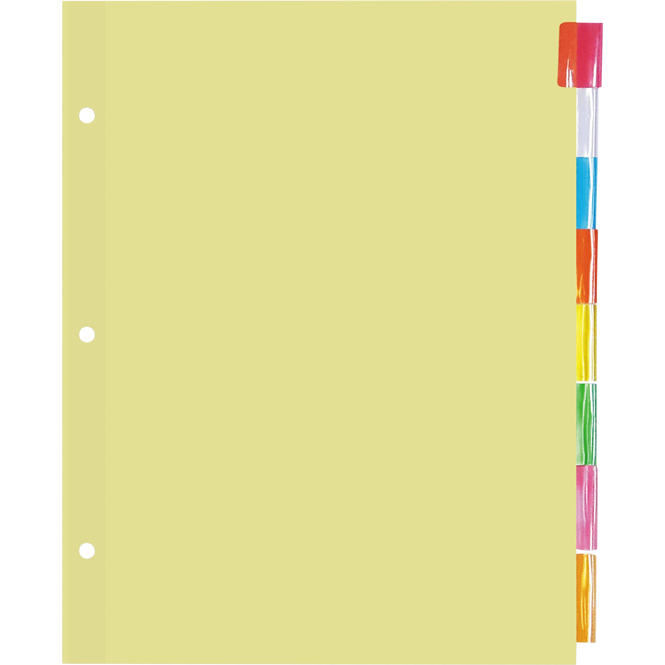 Universal Multicolor Index Dividers, 8-Tab, Letter Size, 24 Sets ...