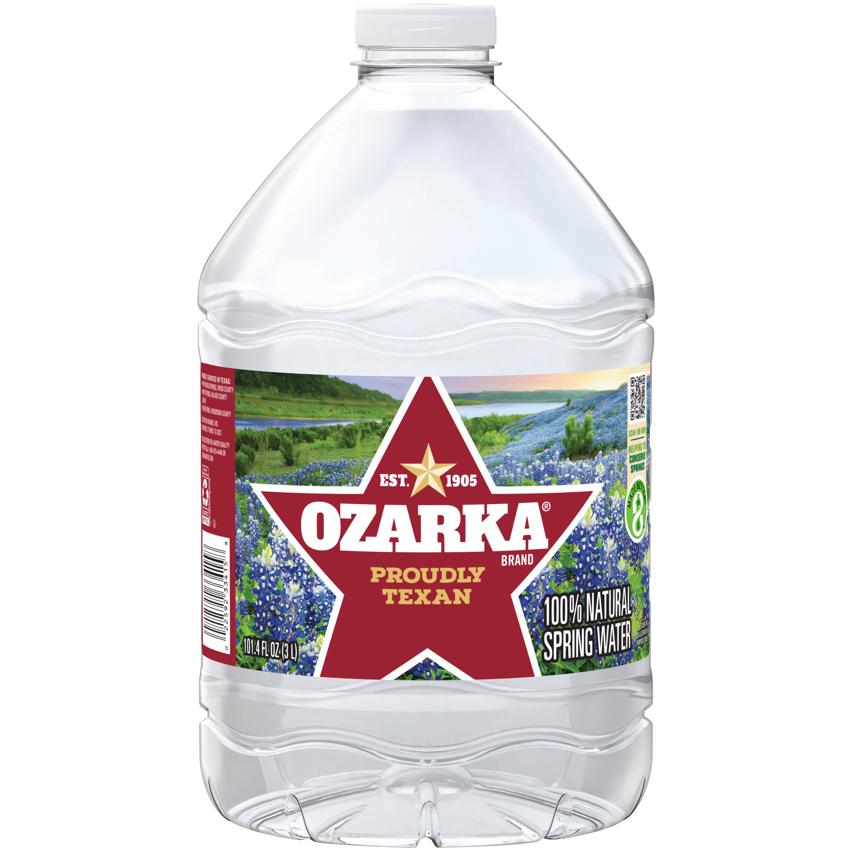 Ozarka Spring Water, 6-Pack / 3 Liter (#3201) - $7.99