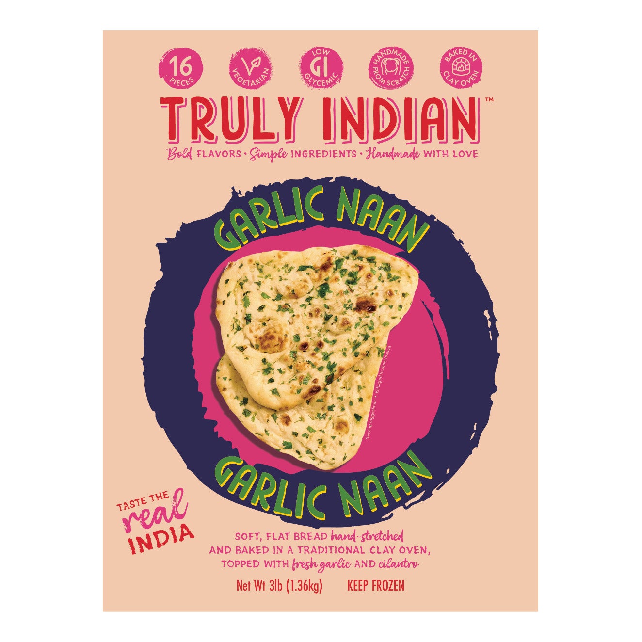 Truly Indian Garlic Naan 16 CT (#1980684) - $7.99 (down from $10.99)