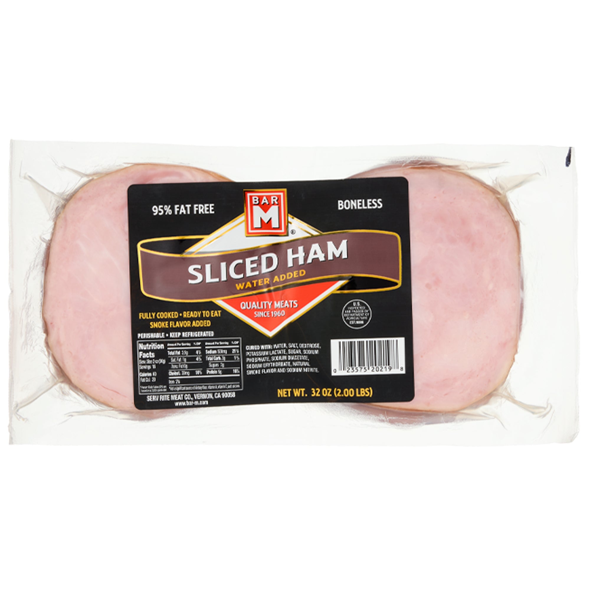 Bar-M Sliced Ham 2 lbs (#2033956) - $8.99