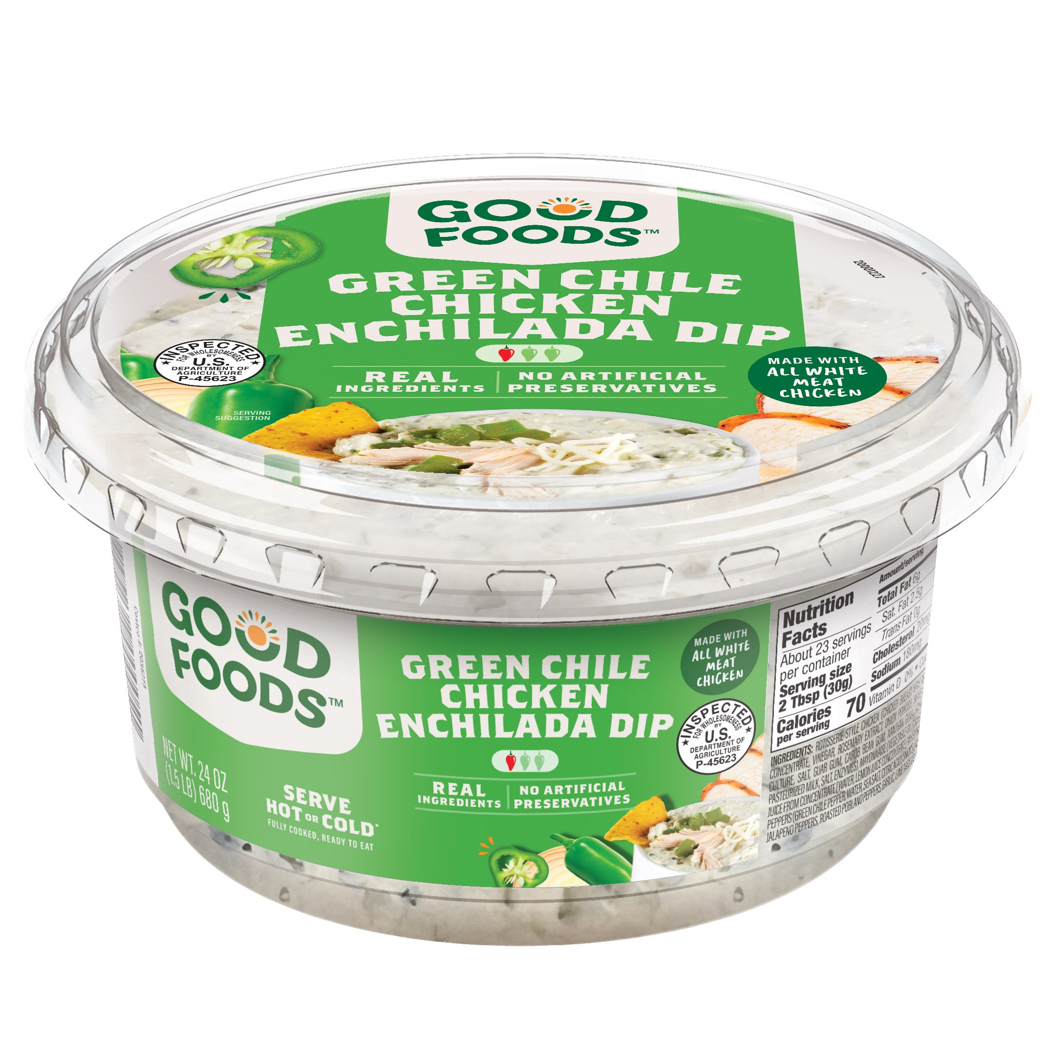 Good Foods Green Chile Chicken Enchilada Dip 24 oz (#2035773) - $4.97 ...