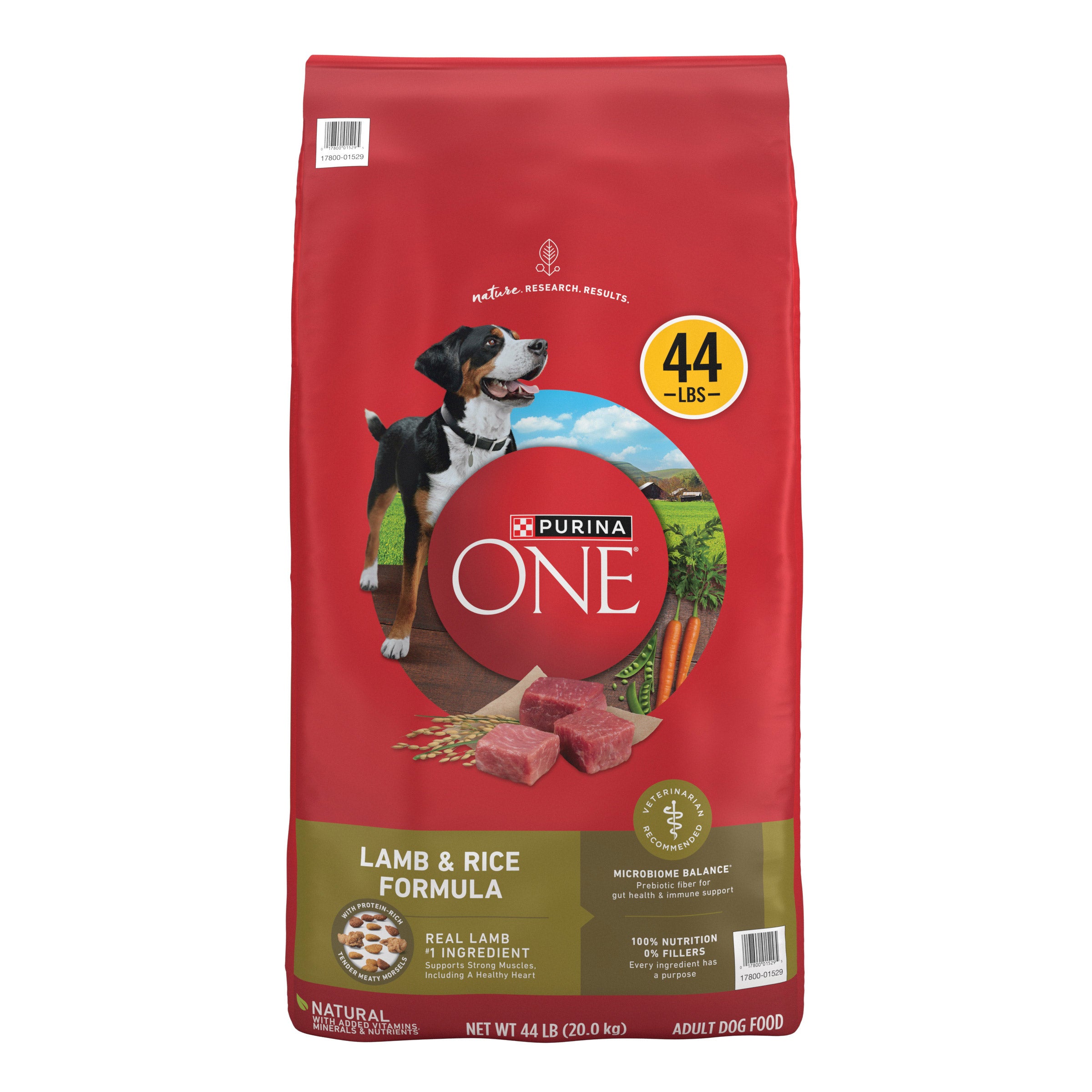 Purina ONE SmartBlend Lamb & Rice Formula Dog Food 44 lb (#376433 ...