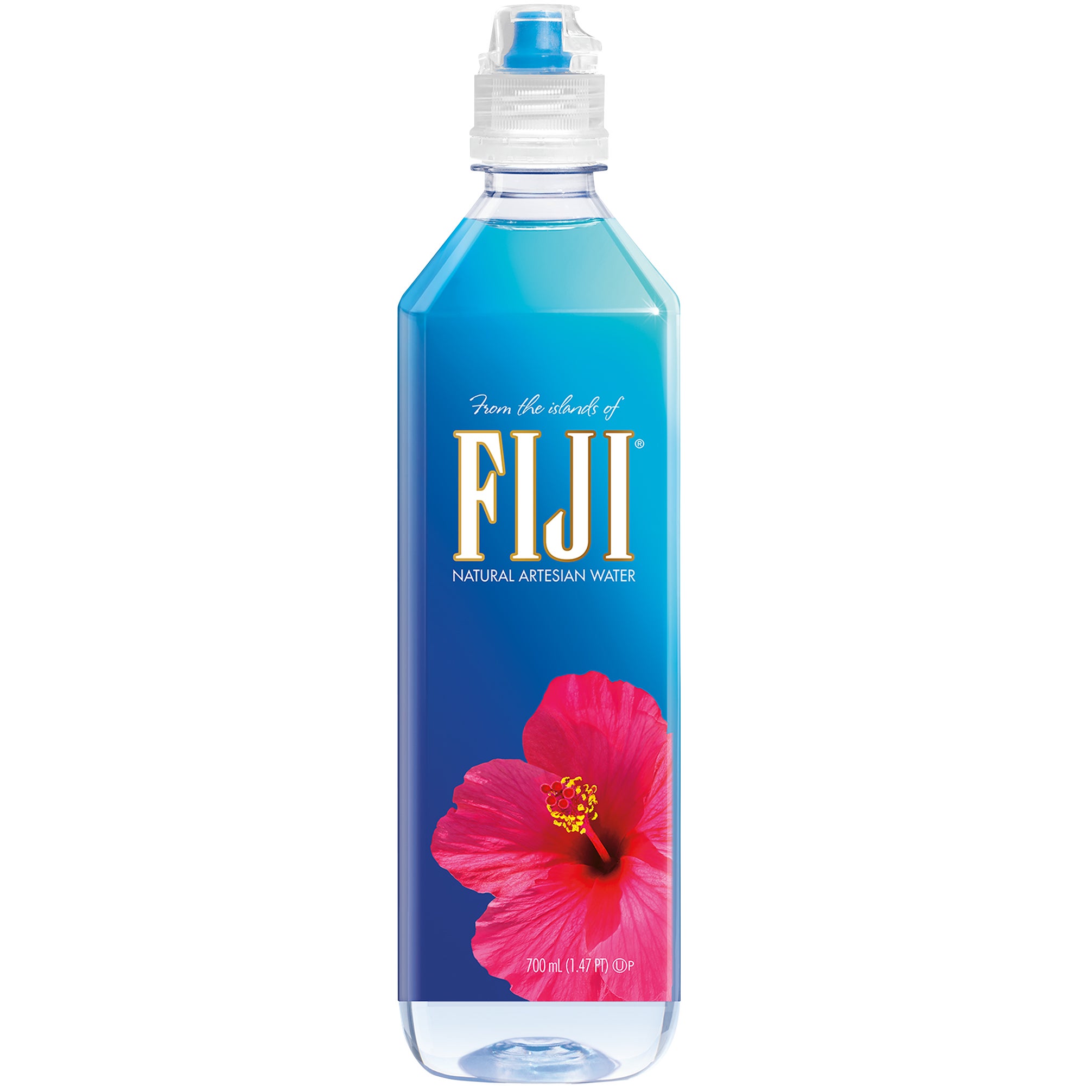 FIJI Natural Artesian Water, 700 mL, 12 Count with Sport Cap (#1099490 ...
