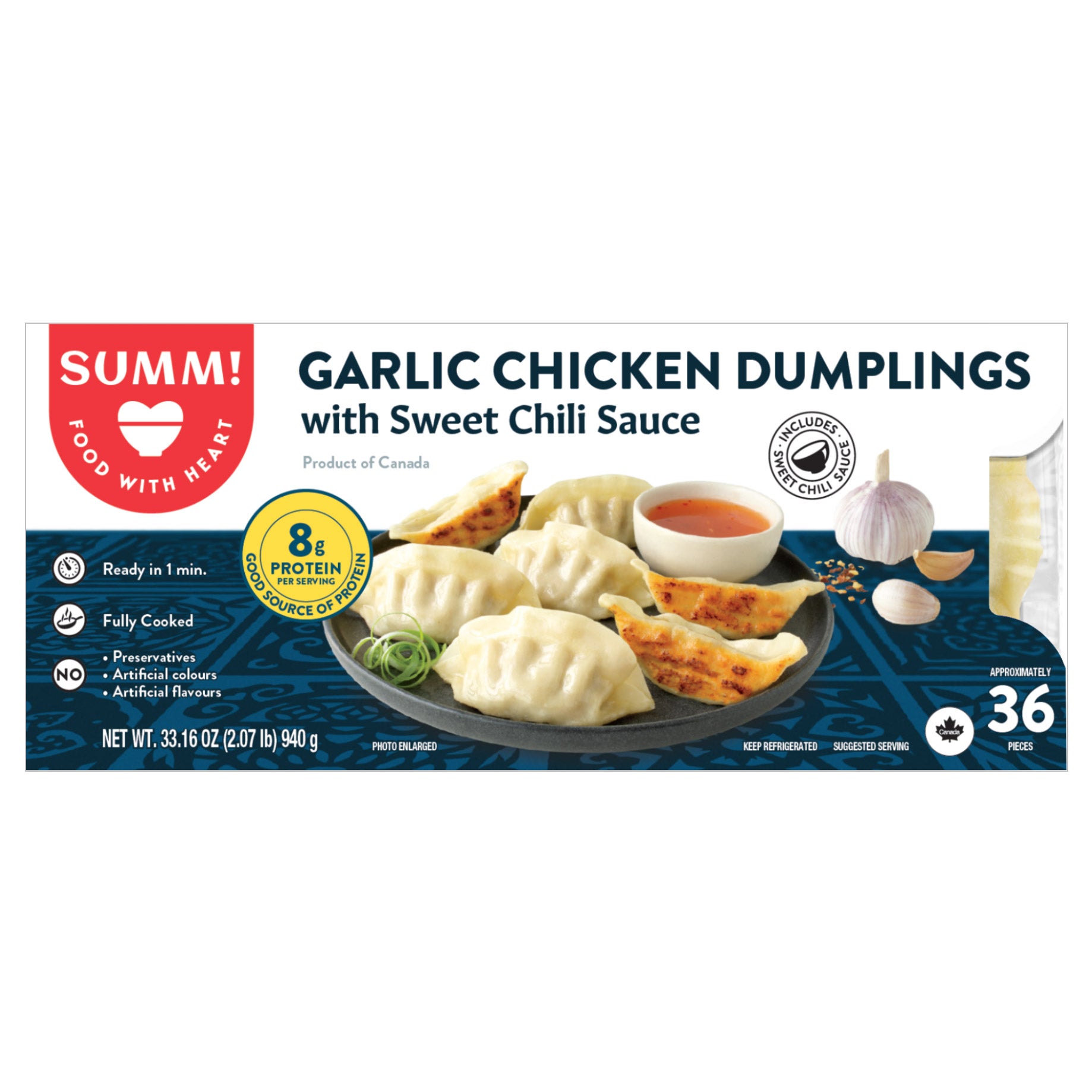 SUMM! GARLIC CHICKEN GYOZA 36 CT (#2069448) - $9.99
