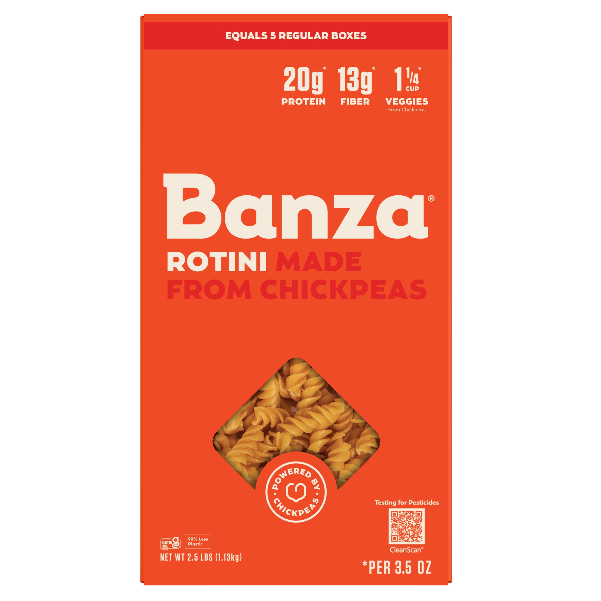 Banza Chickpea Rotini Pasta 40 oz (#1117393) - $4.97 (down from $8.99)