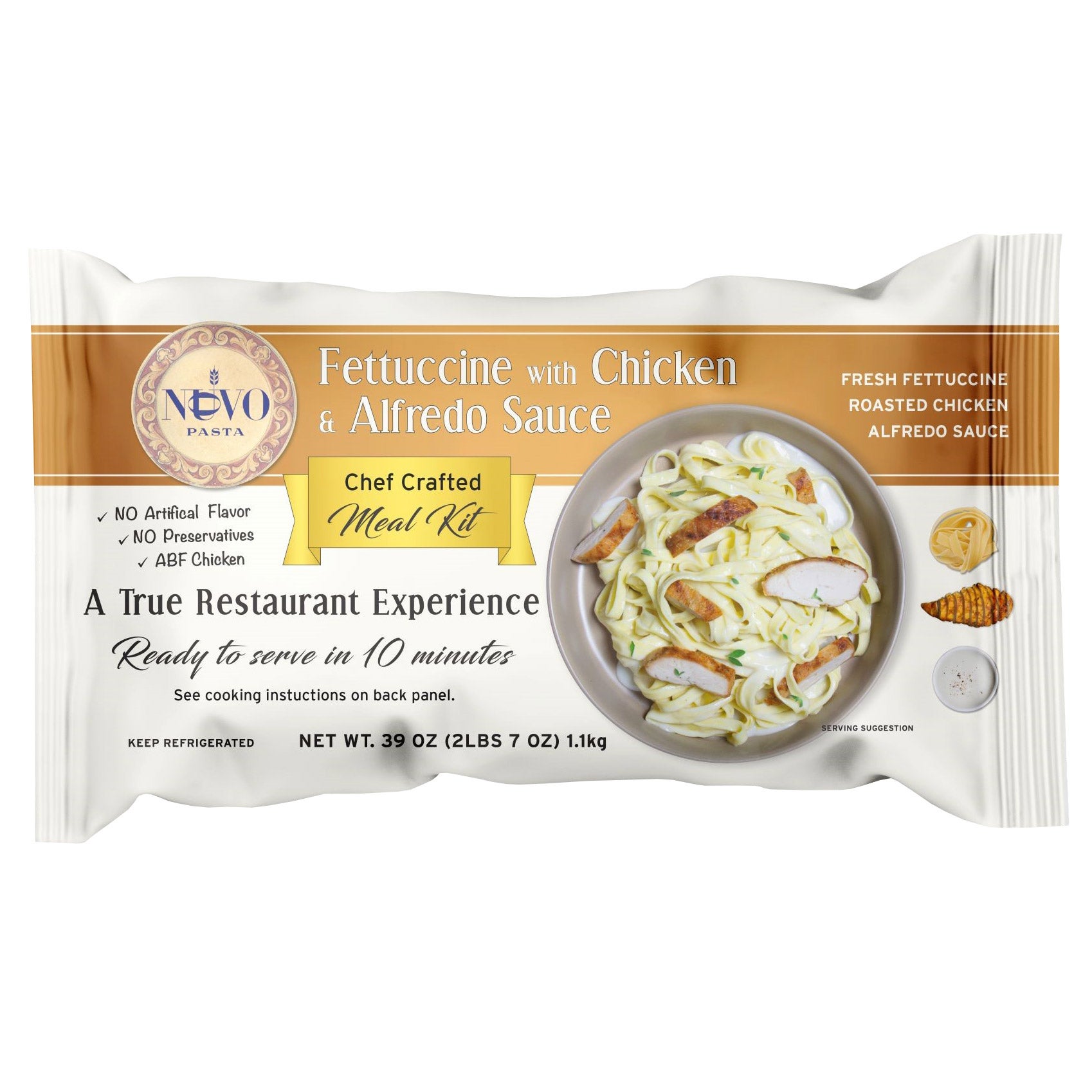 Nuovo Pasta Chicken Fettuccine Alfredo Kit, 39 Ounces (#1896046) - $10.99