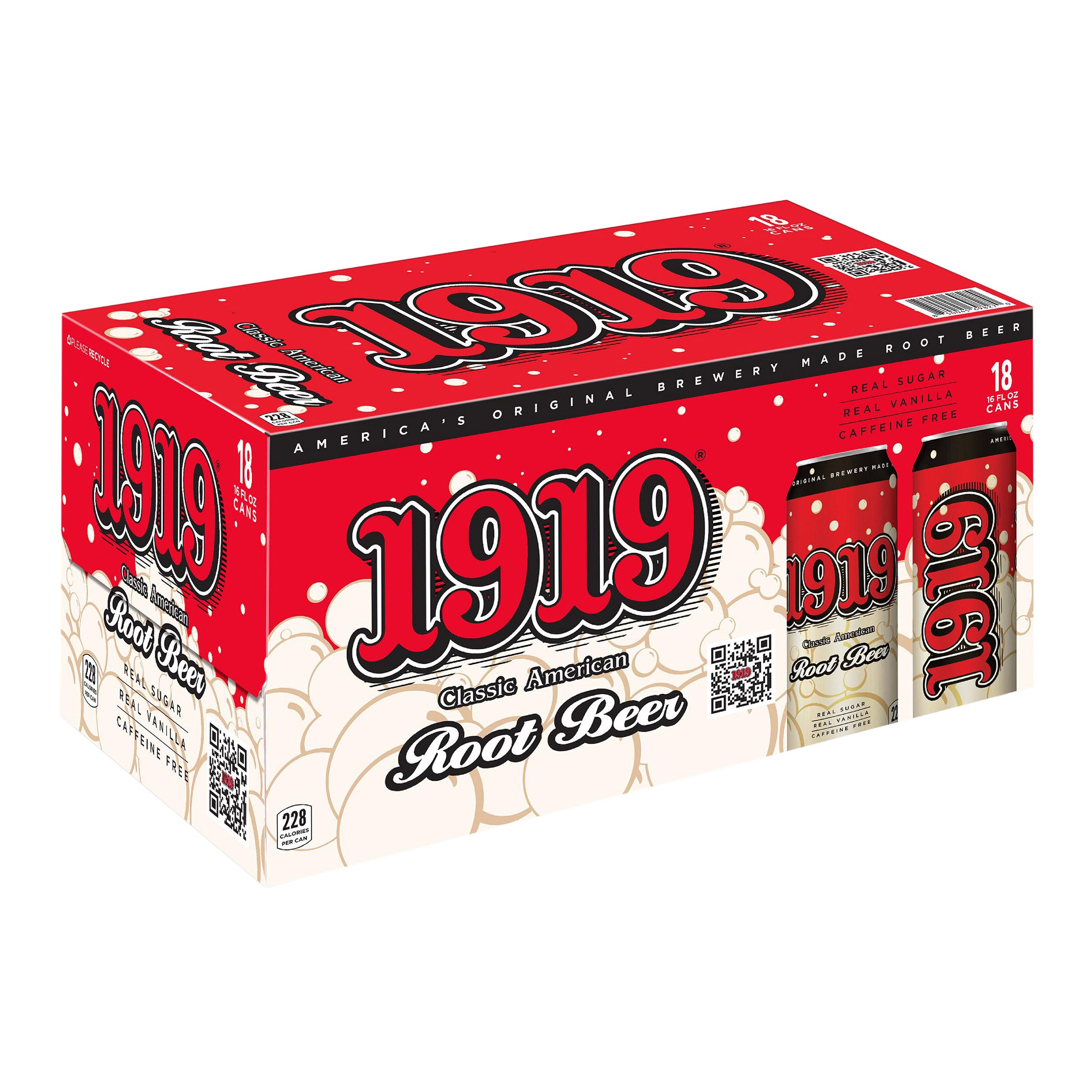 1919 Root Beer 18/16oz Cans (#2004644) - $19.99