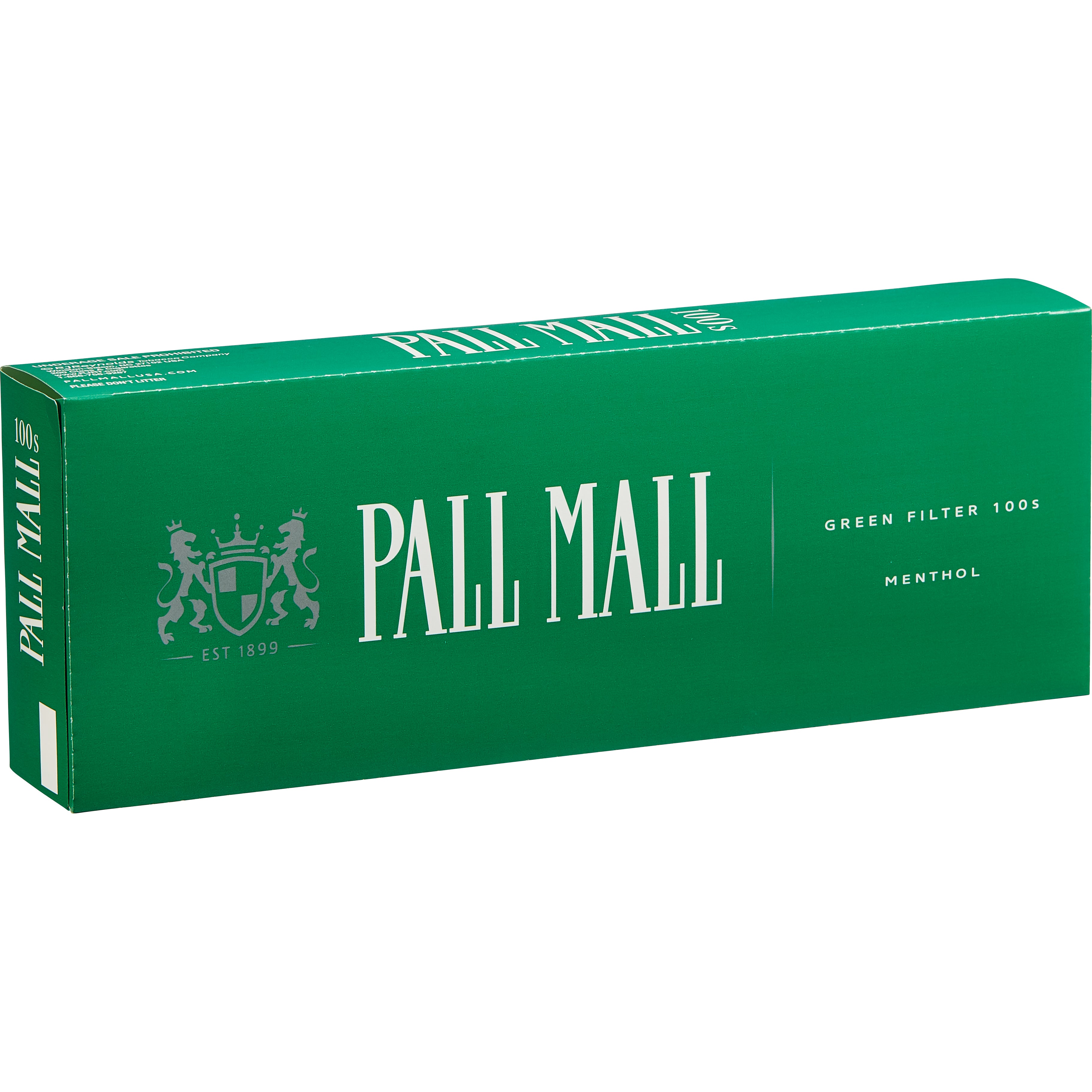 PALL MALL GREEN FILTER MENTHOL 100 BOX - $77.31 at Costco