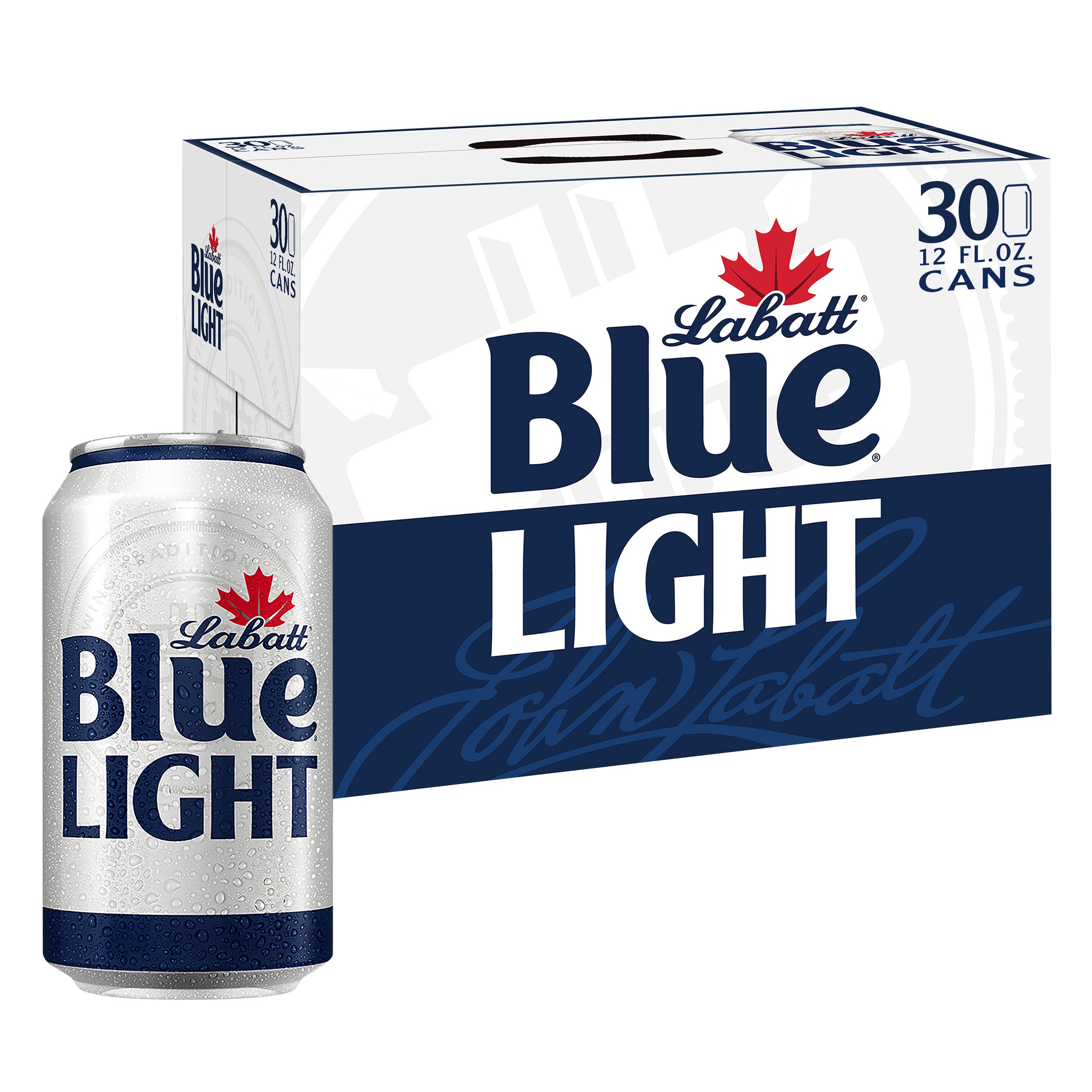Labatt Blue Light Canadian Pilsener Beer, 30/12 oz Cans (11.3 qts ...