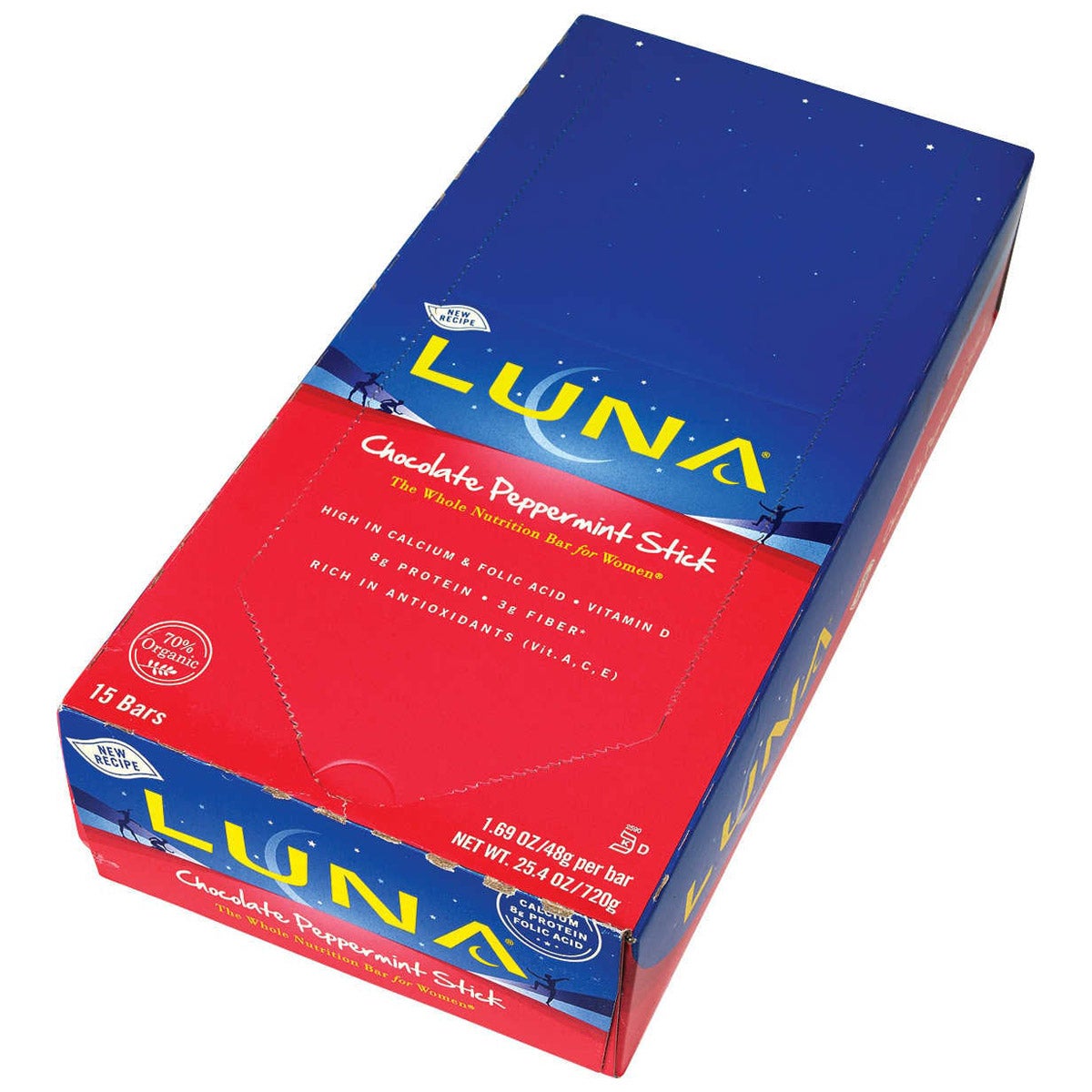 Luna Bar Chocolate Peppermint Stick, 15 ct / 1.69 oz (#501912) - $19.89