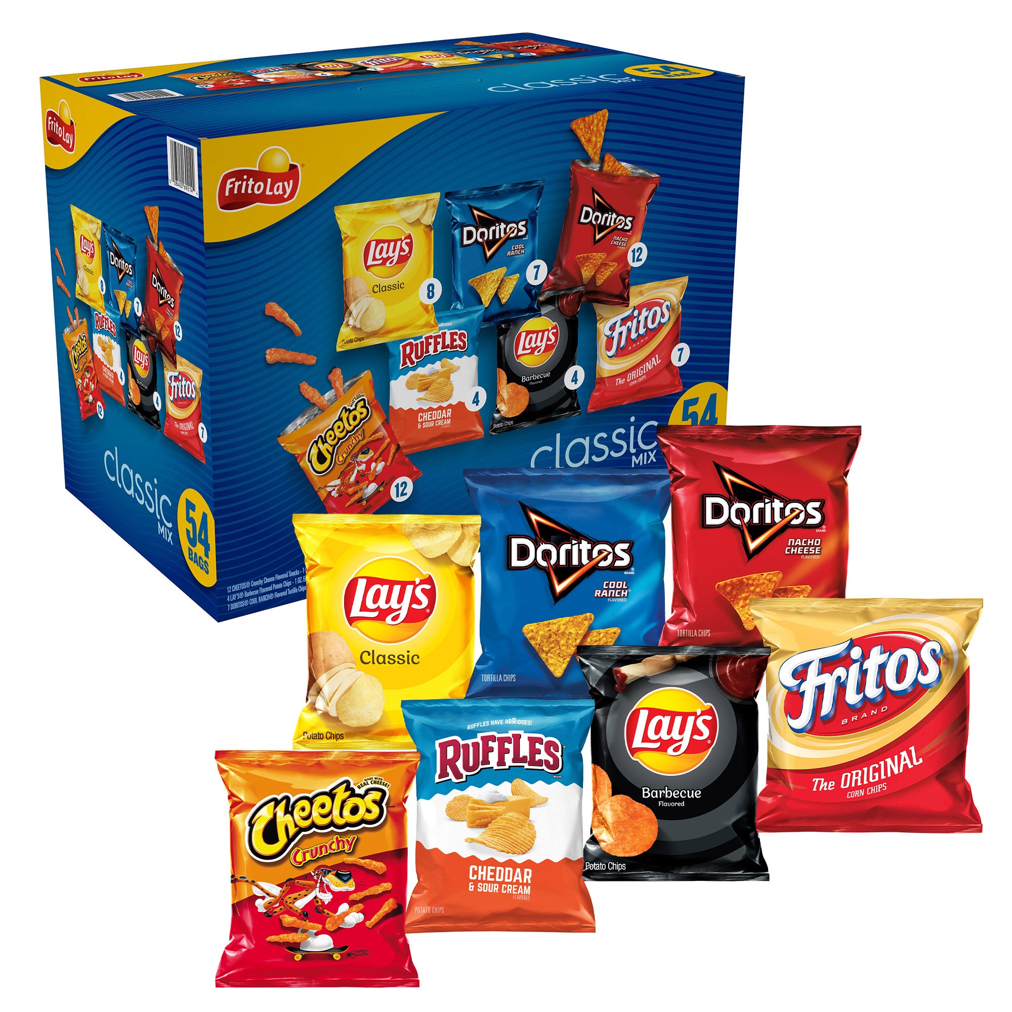 Frito Lay Classic Variety Mix 54 Count, 1 oz Each (#1627770) - $19.89 ...