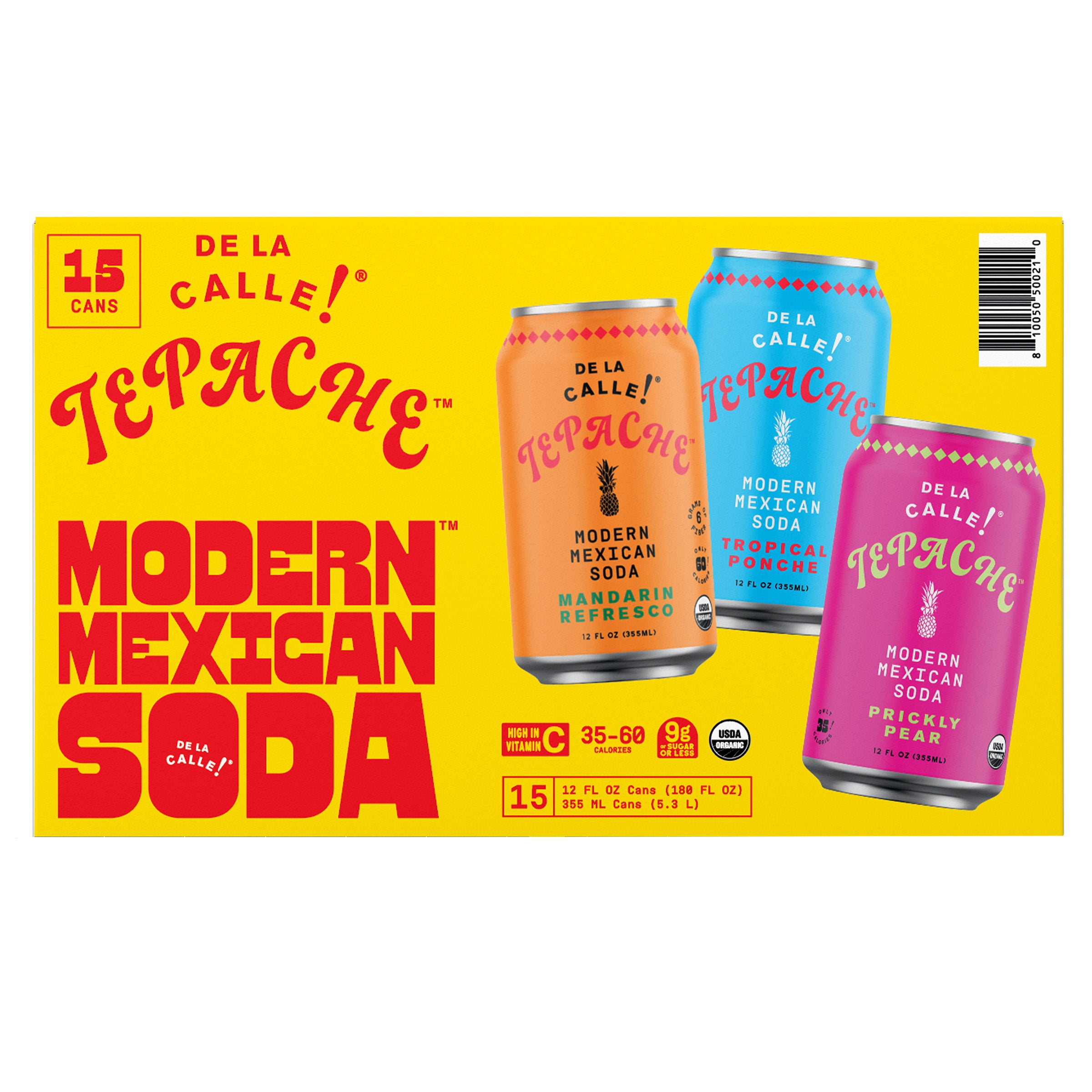 De La Calle Tepache Modern Mexican Soda, 15 × 12 oz (#1989455) - $14.69 ...