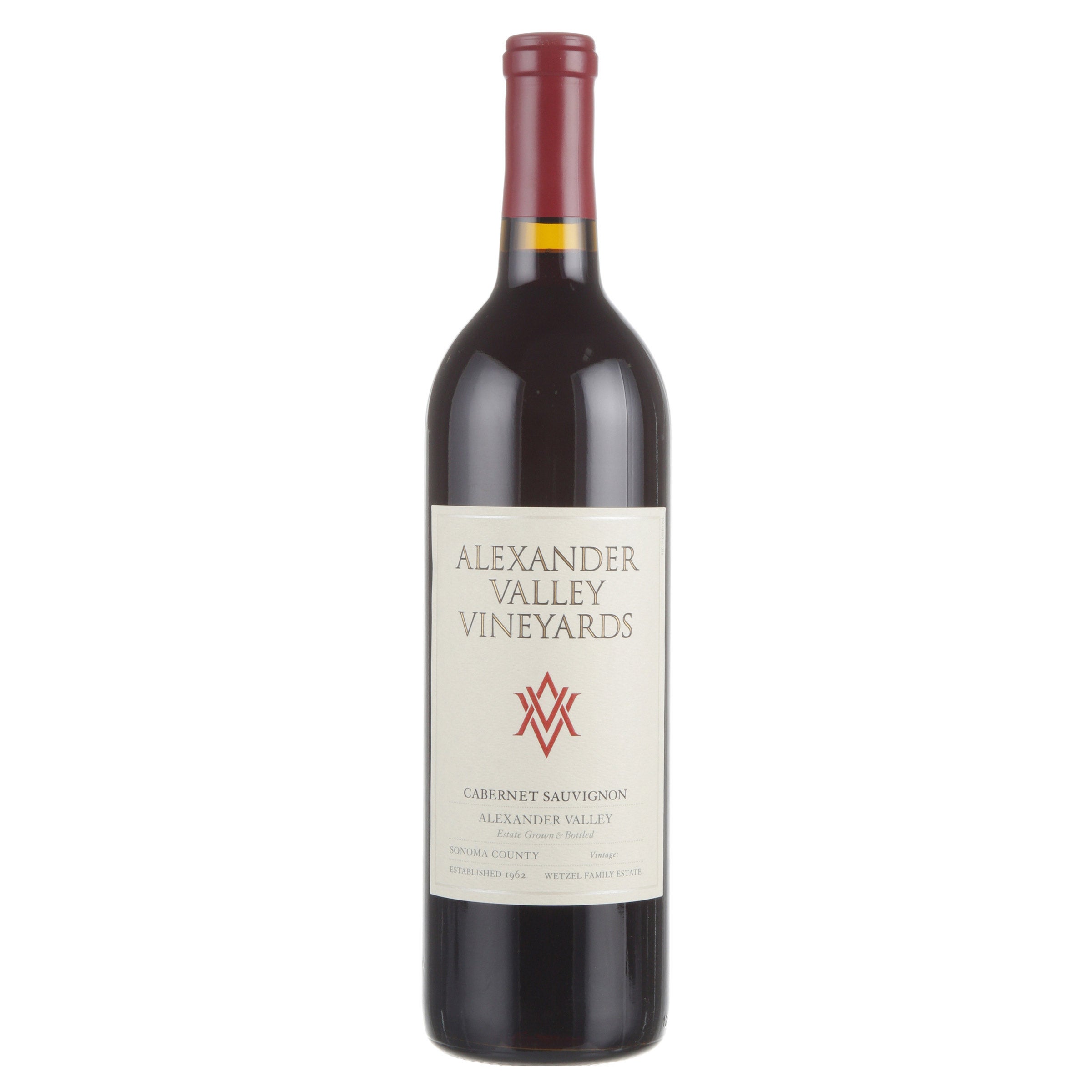 Alexander Valley Vineyards Cabernet Sauvignon, Alexander Valley, 750ml ...