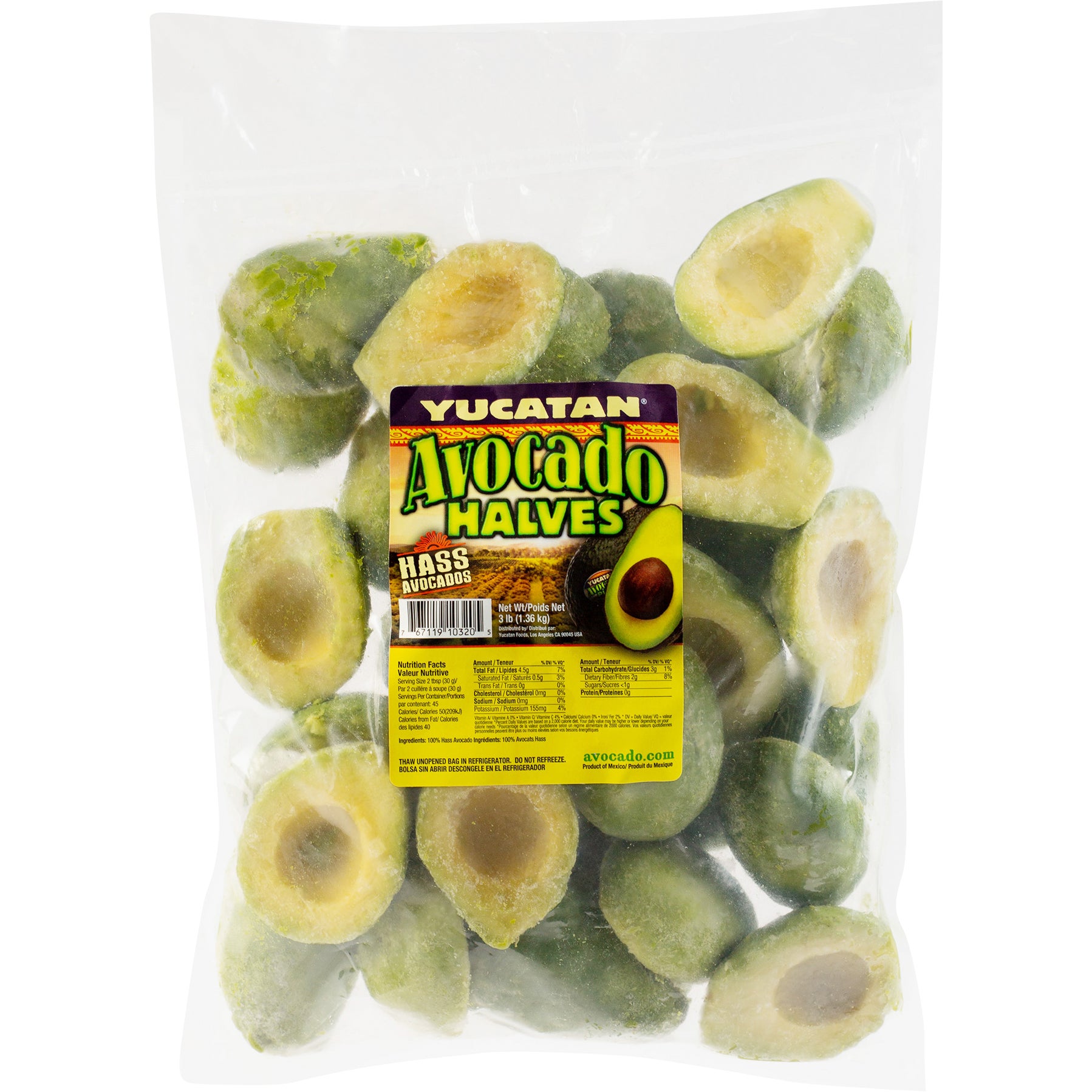 Yucatan Avocado Halves, 3 lb (#1481430) - $4.97 (down from $11.99)