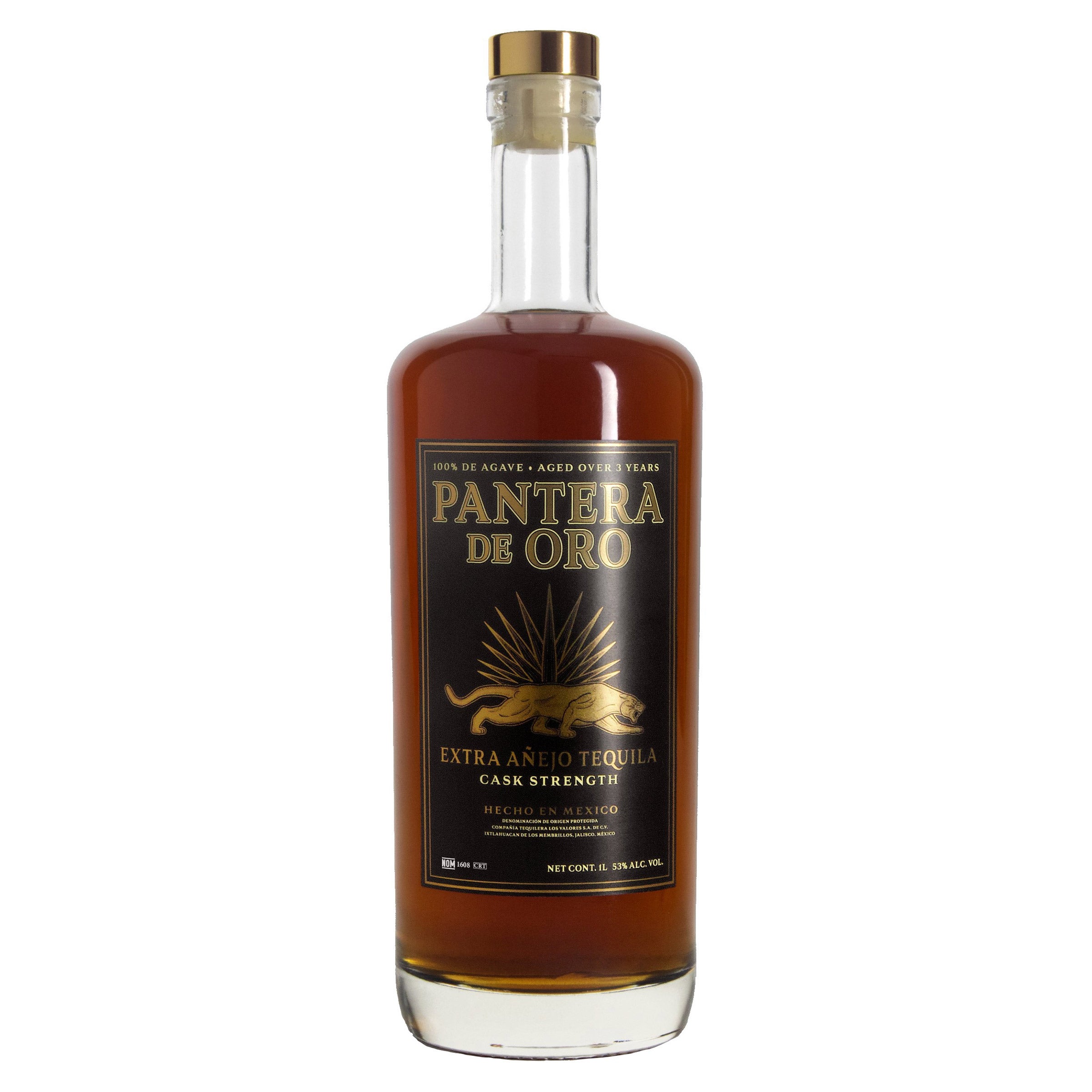 Pantera De Oro Extra Añejo Tequila, Jalisco, Mexico, 1 Liter (#1992276 ...