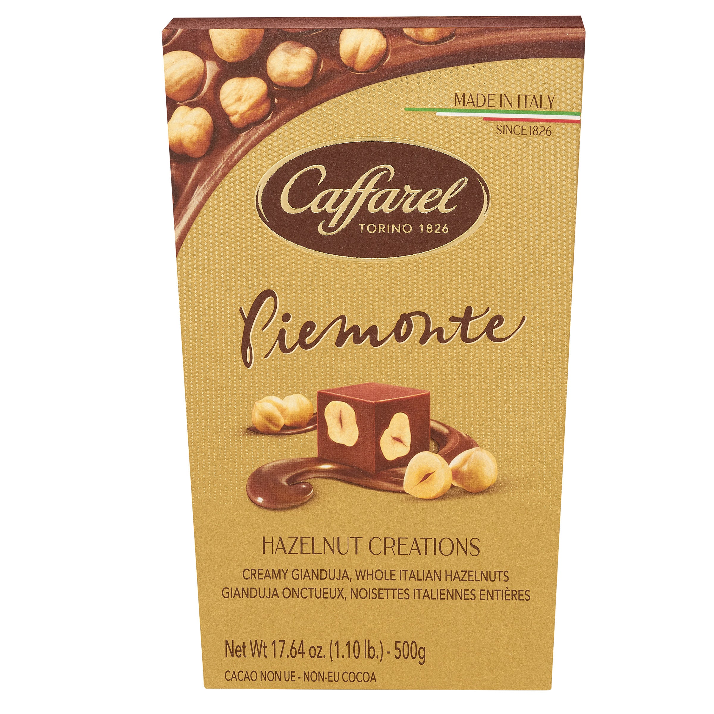 Caffarel Piemonte Gianduja Hazelnut Milk Chocolates Cornet Gift Box, 17 ...