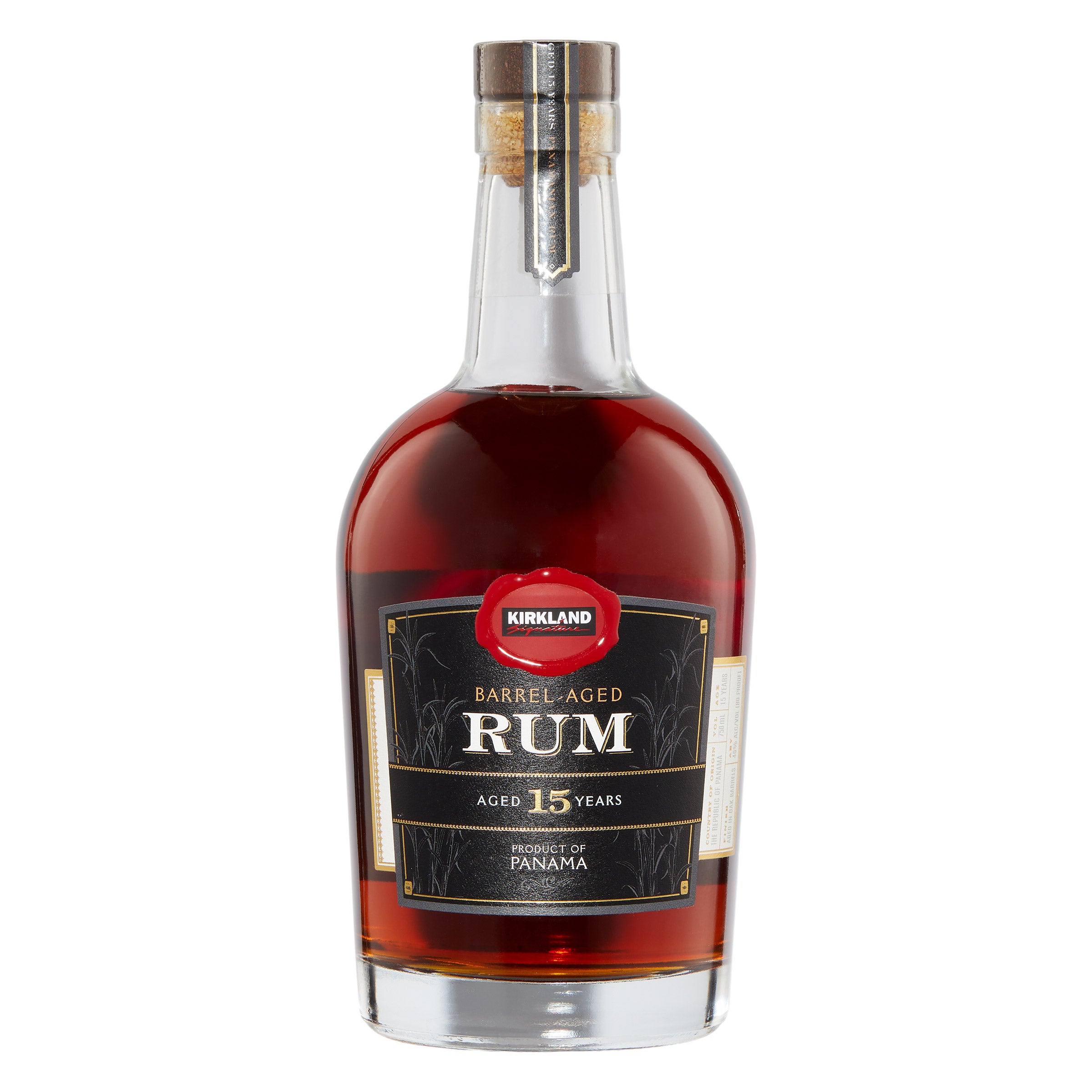 Kirkland Signature Aged 15-Year Rum Panama Bourbon Cask 750ML - $21.79 ...