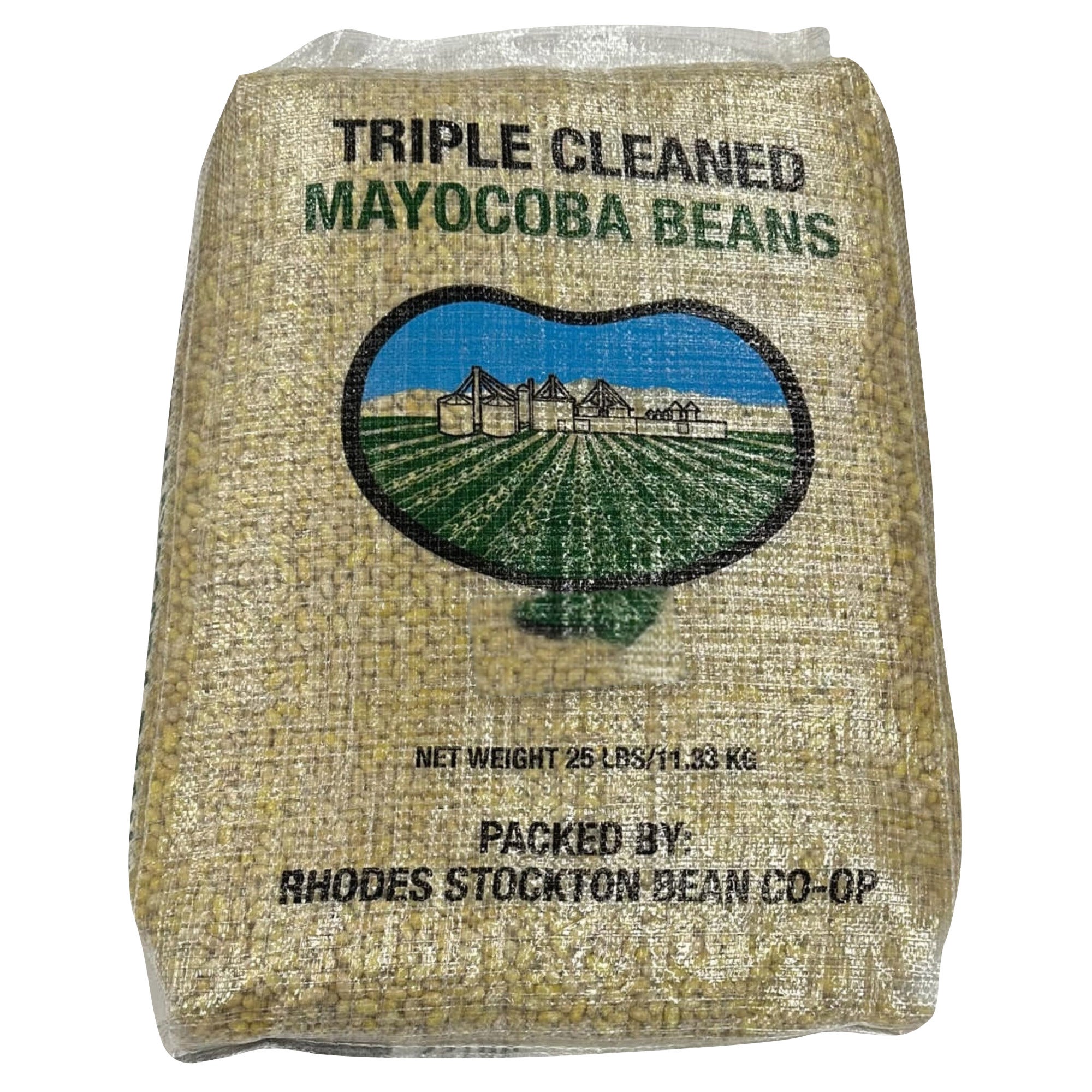 Rhodes Stockton Bean Co-Op Mayocoba Beans, Triple Cleaned, 25 Pounds ...
