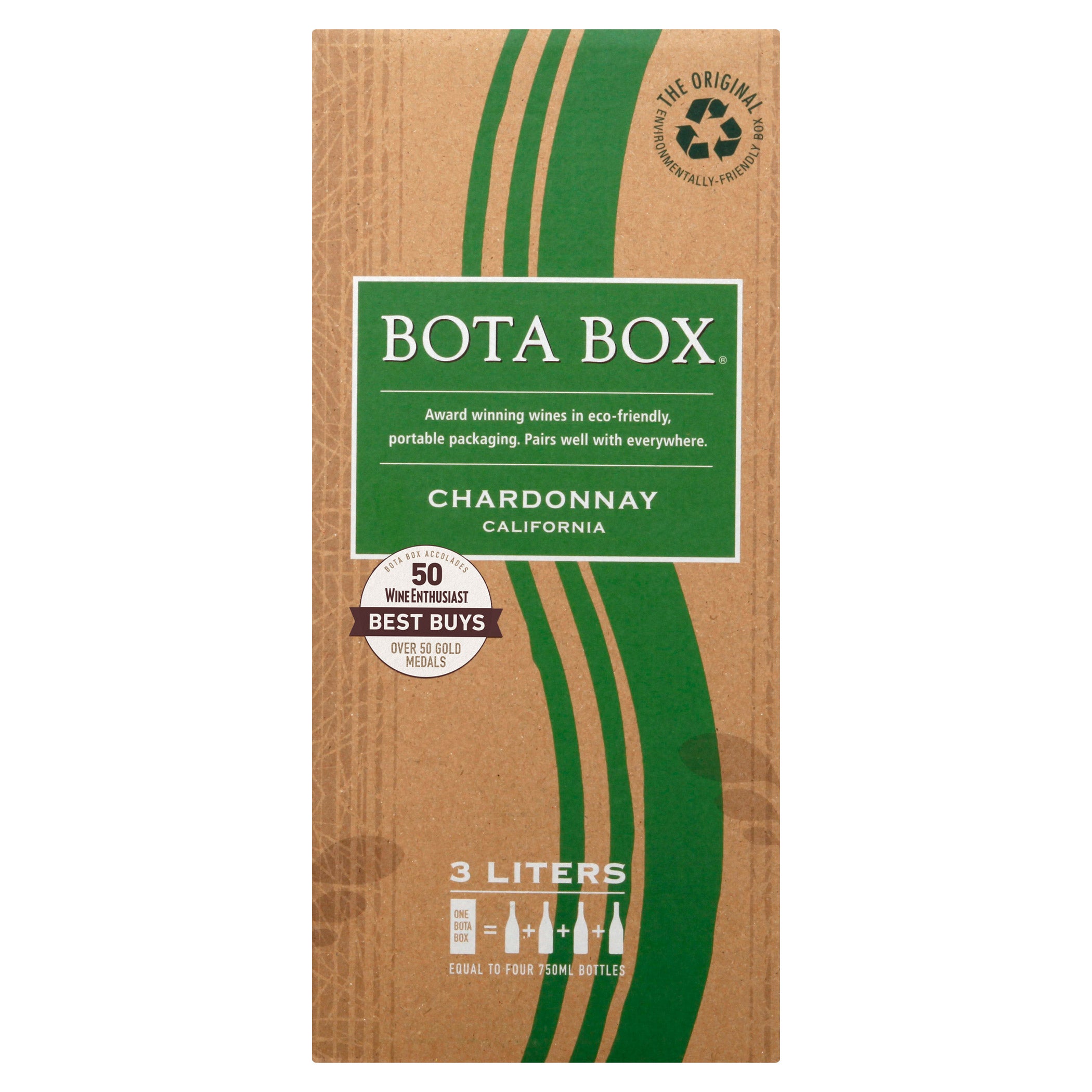 Bota Box Chardonnay California 3L (#408476) - $15.99