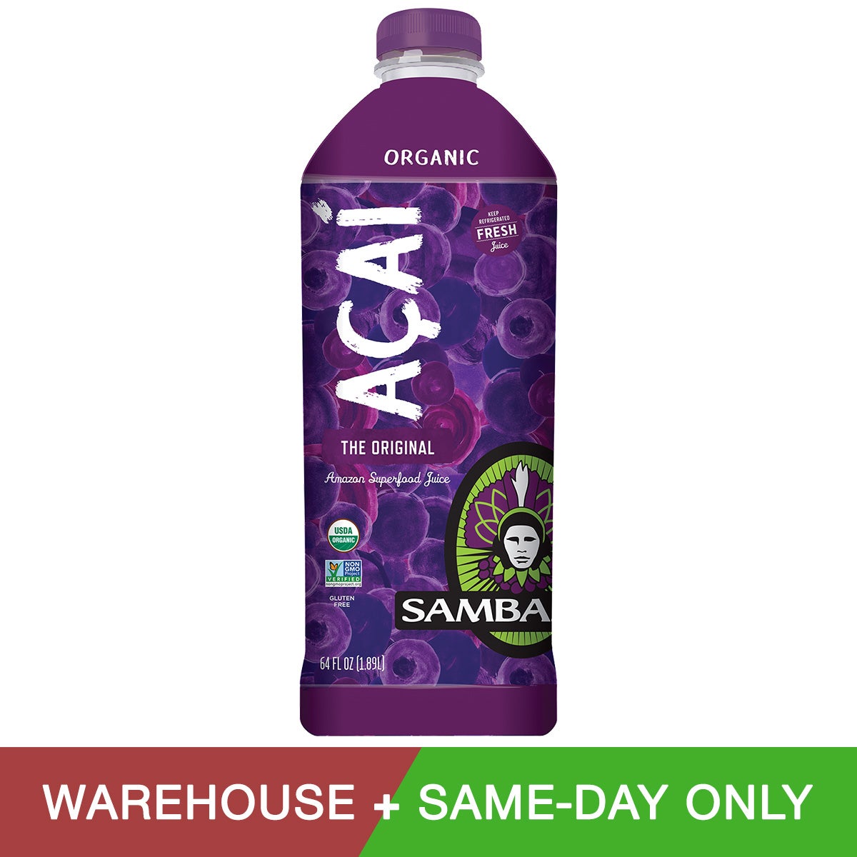 Organic Sambazon Acai Juice 64 Ounces - $4.97 at Costco