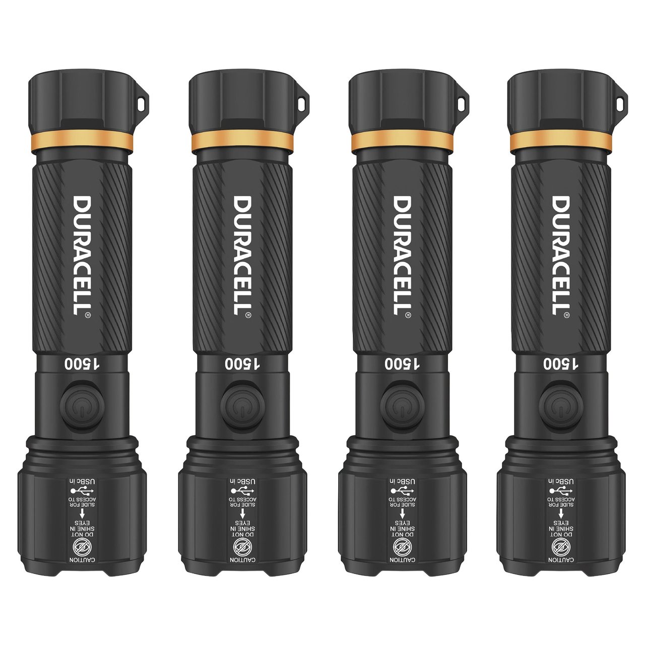 Duracell 1,500 Lumen Flashlight 4-Pack Hybrid Power (#1806270) - $16.99 ...