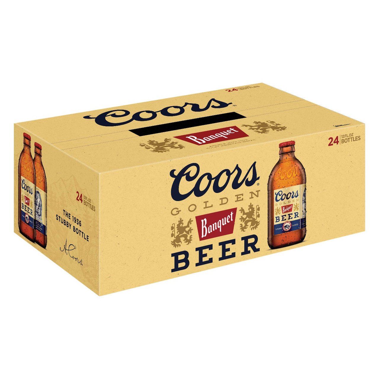 Coors Brewing Company Banquet Stubby 24/12 oz Bottles (#1081325) - $20. ...