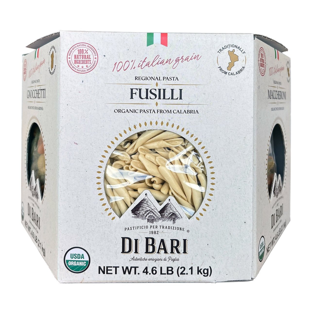 Di Bari Organic Pasta Gift Box 6 Pack 12.35 Ounces Each (#1833790 ...