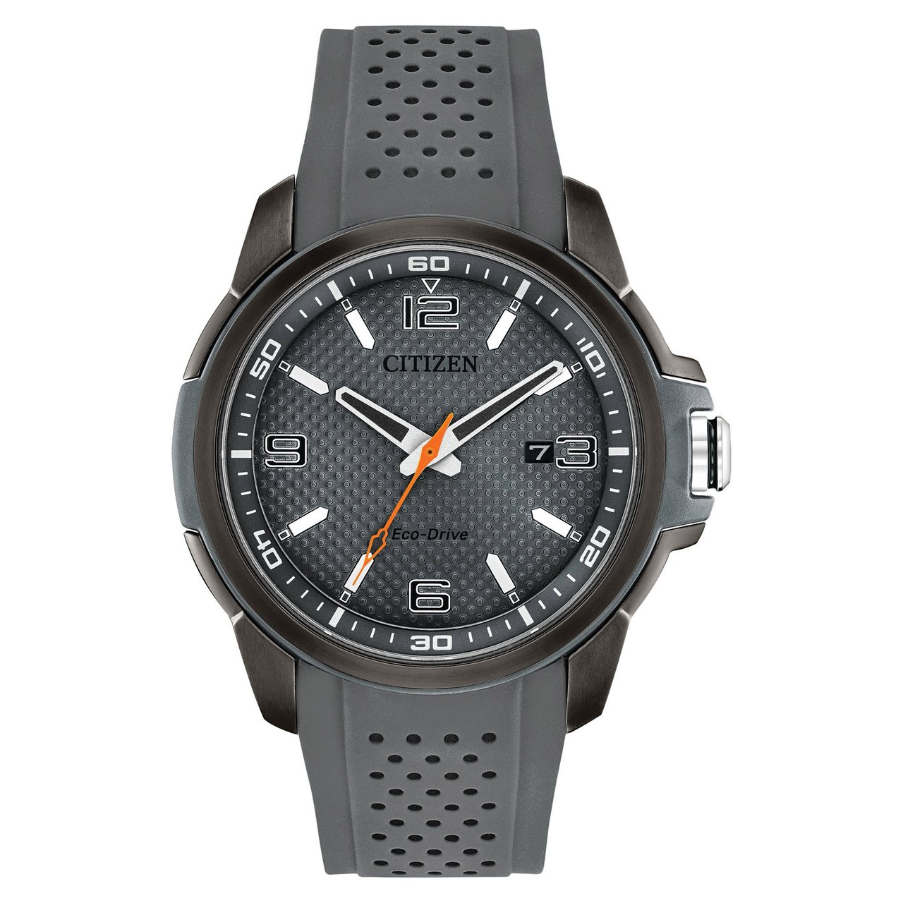 Citizen Weekender Gray Rubber Bracelet Men's Watch (#1893597) - $179.99