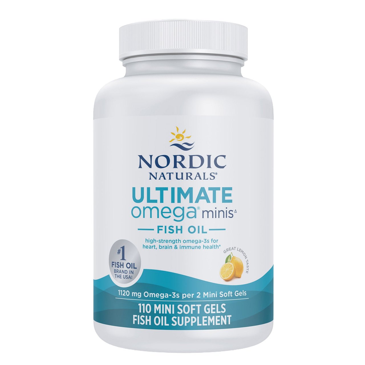 Nordic Naturals Ultimate Omega Minis 110 CT Lemon Flavor (#2036501 ...