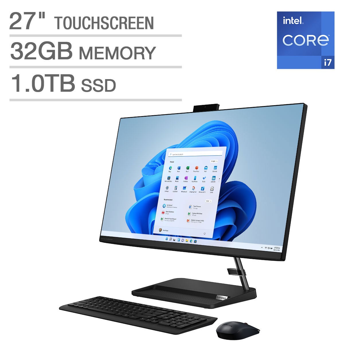 Lenovo IdeaCentre 27" Touchscreen All-in-One (#1741082) - $599.97
