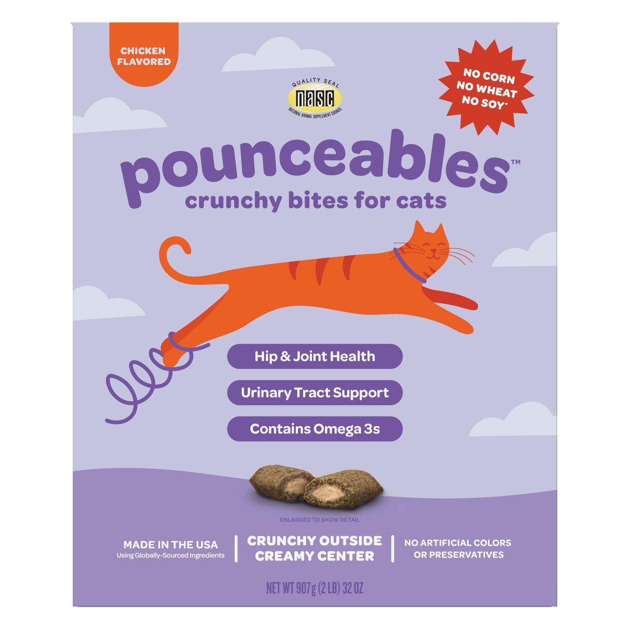 Pounceables 32 oz Crunchy Cat Treat (#1757186) - $2.50 (down from $15.59)