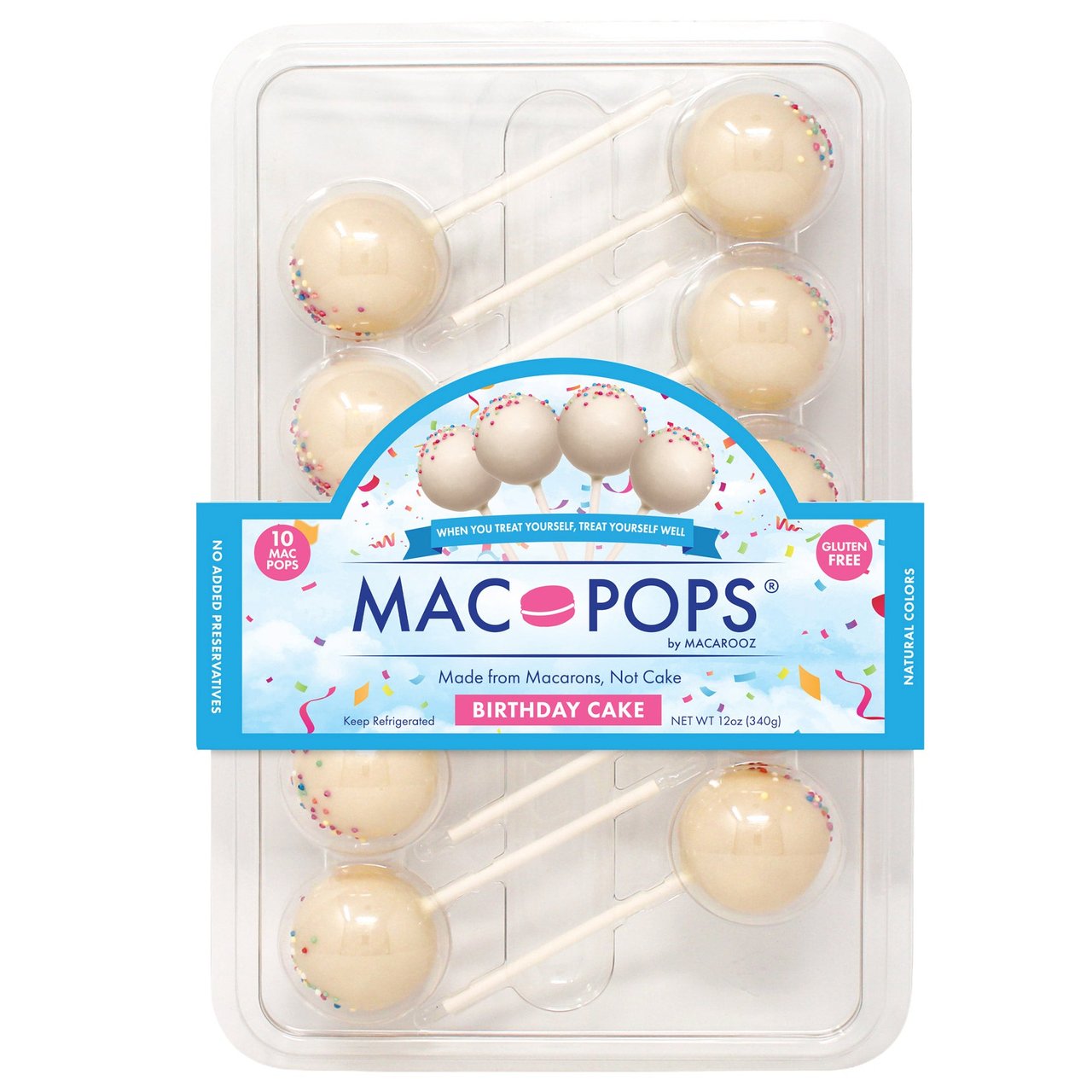 Macarooz Birthday Cake Mac Pops, 10 Count, 12 oz (#1741083) - $3.97 ...