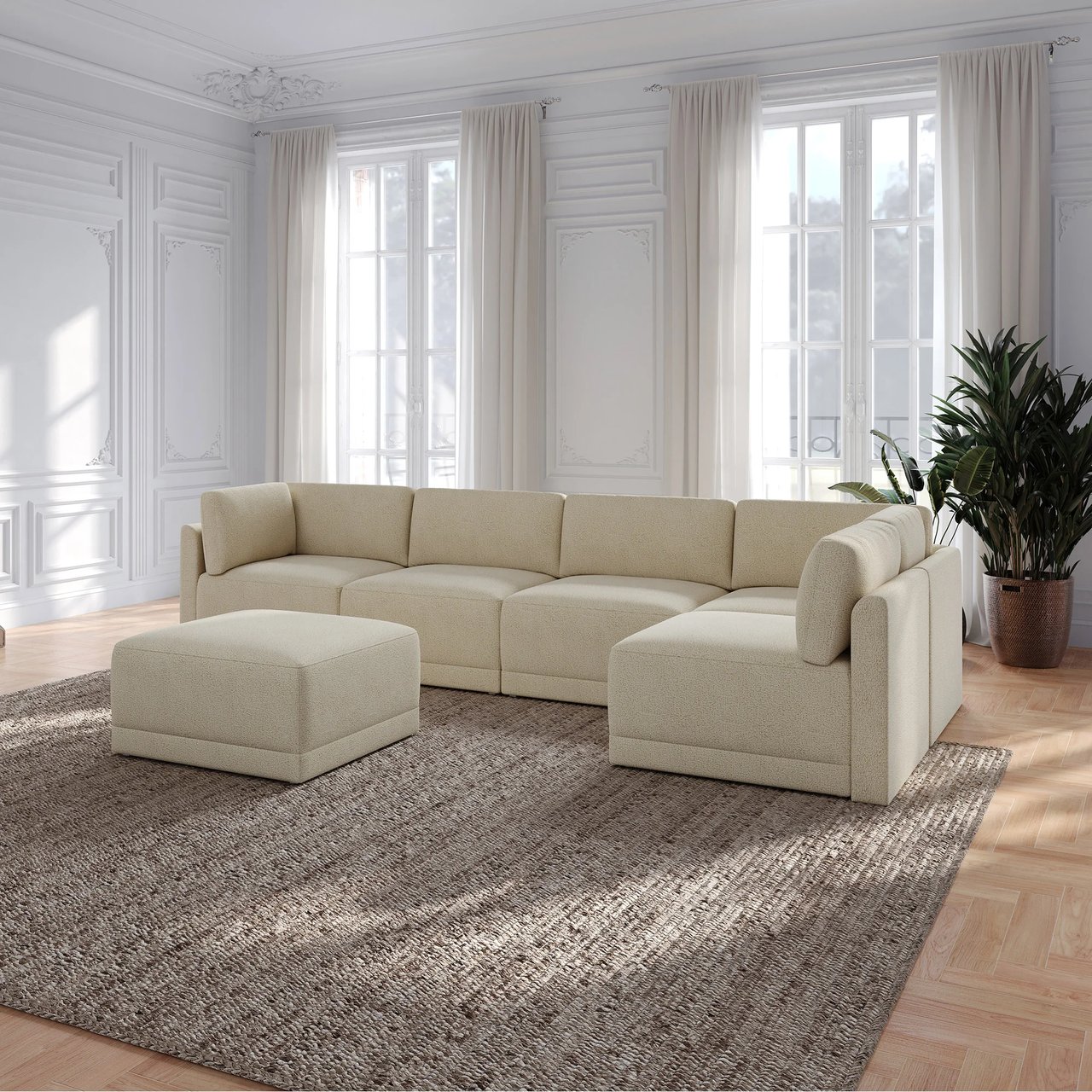Thomasville Fallon 6-Piece Modular Sectional (#1782907) - $1499.99